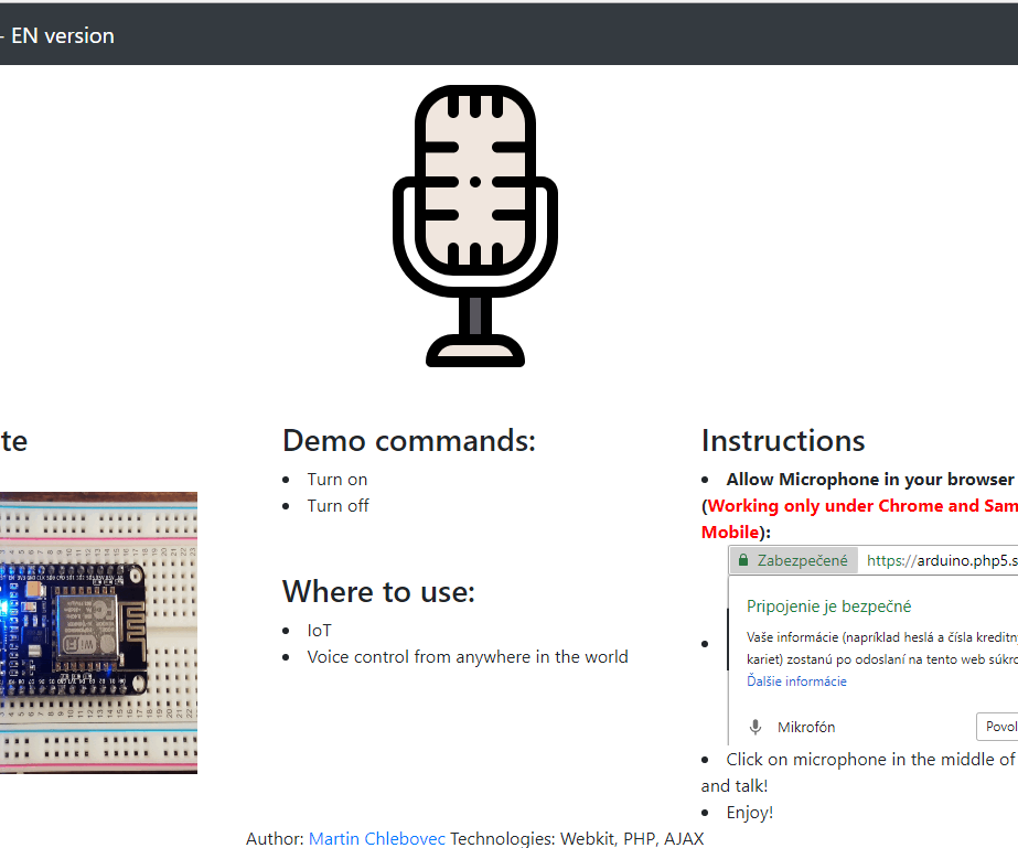 Voice Control - Arduino + Ethernet Shield (module) Wiznet : 5 Steps - Instructables
