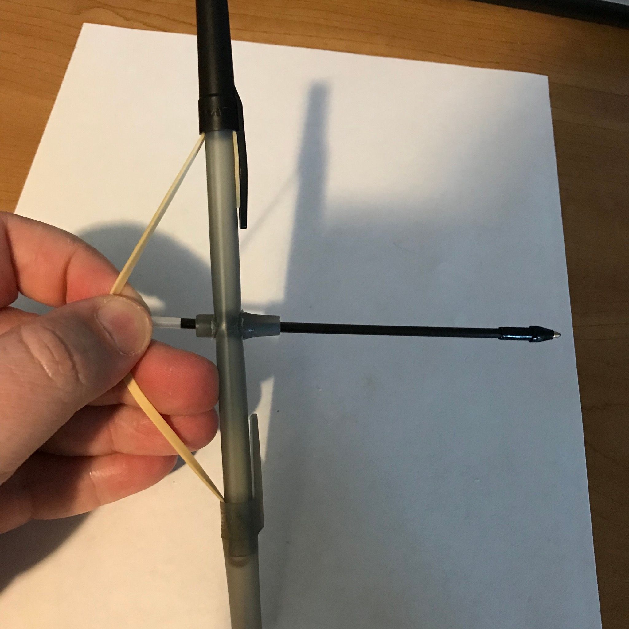 Pocket Sized Ink Pen Bow and Arrow : 6 Steps - Instructables