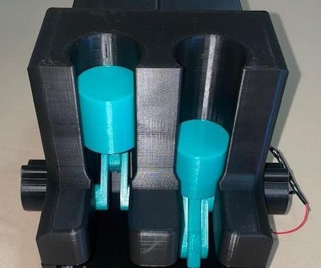 3D Printed in Line Twin Cylinder Engine : 12 Steps (with Pictures ...