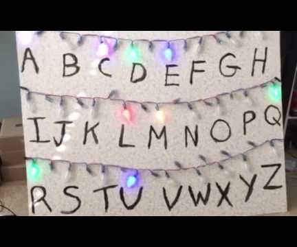 Stranger Things: Alphabet Wall : 14 Steps (with Pictures) - Instructables