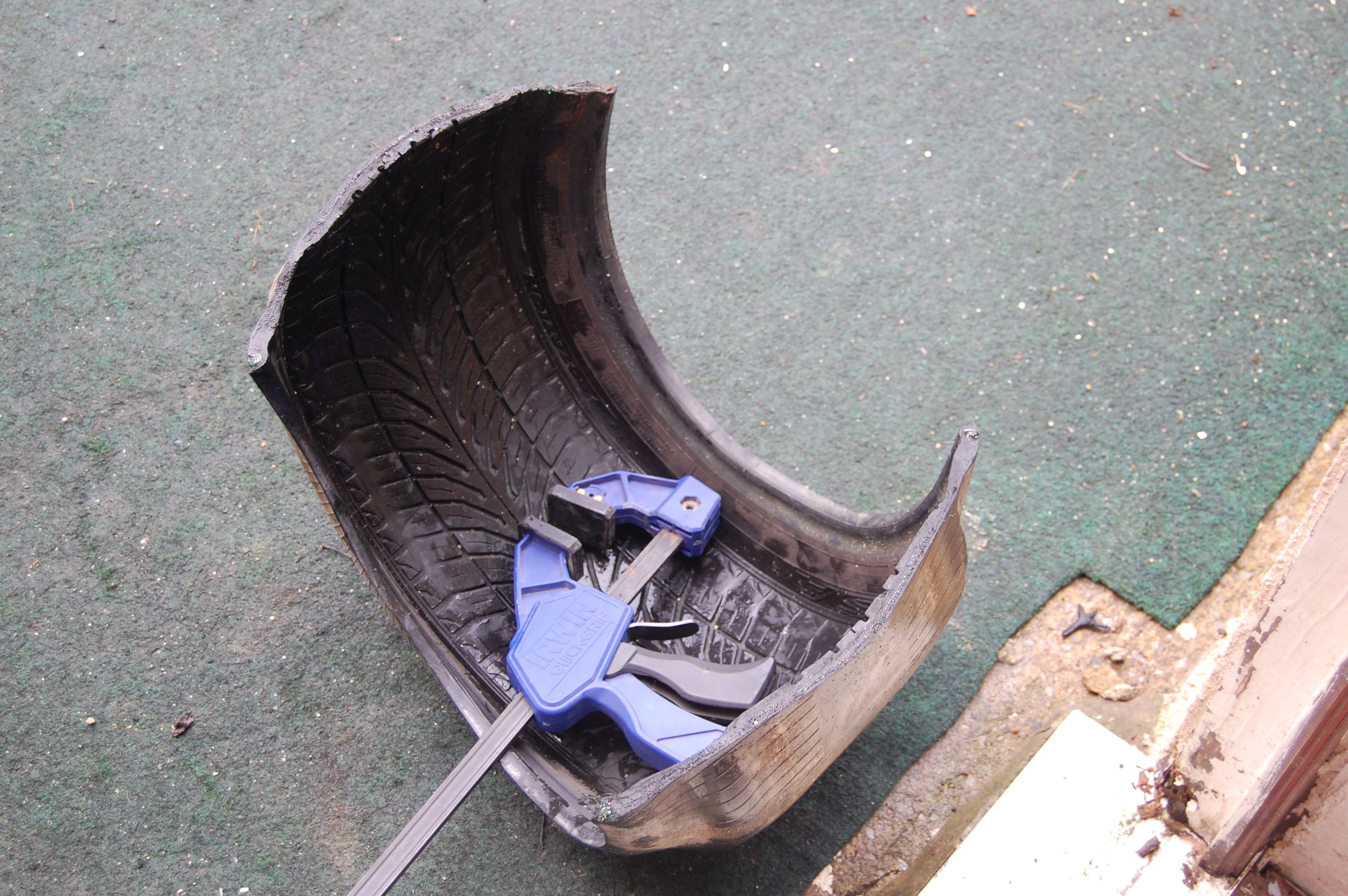 Outside Table From a Car Tyre (tire) : 5 Steps (with Pictures ...