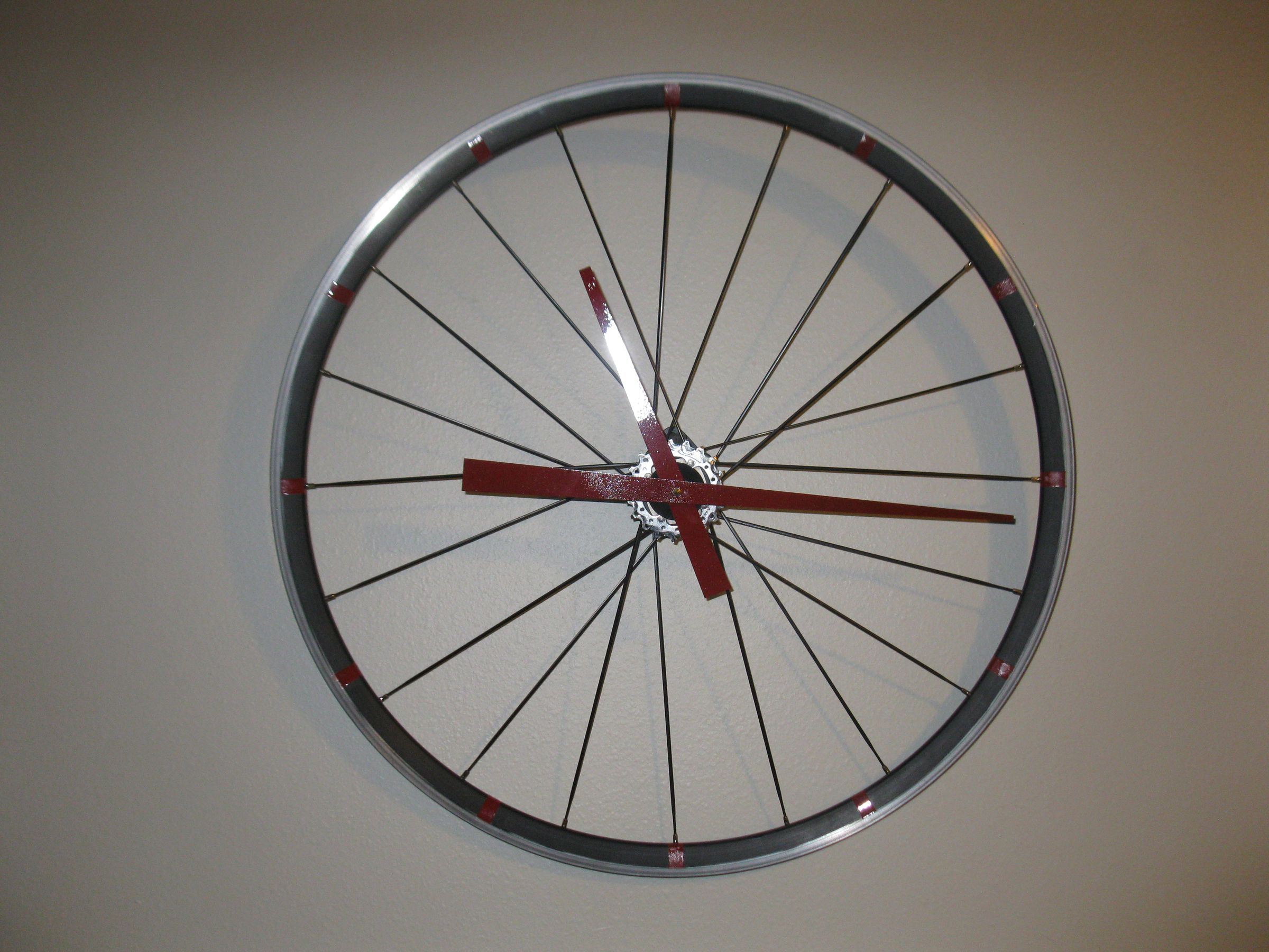 Bicycle Rim Clock. : 6 Steps (with Pictures) - Instructables