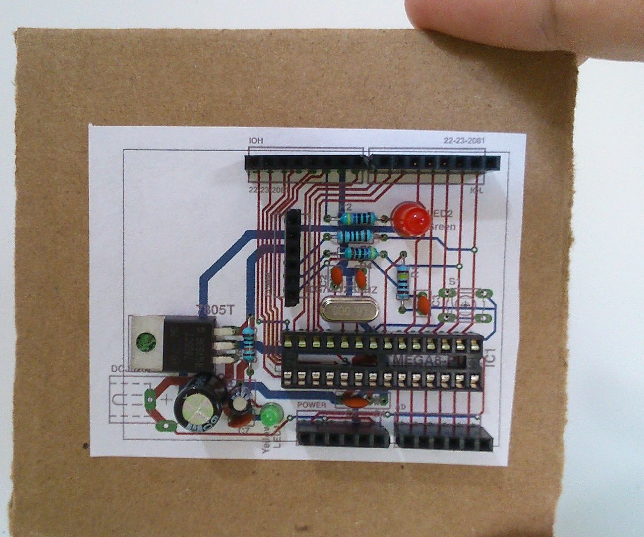 PCB Mockup Prototype in Cardboard : 4 Steps (with Pictures) - Instructables