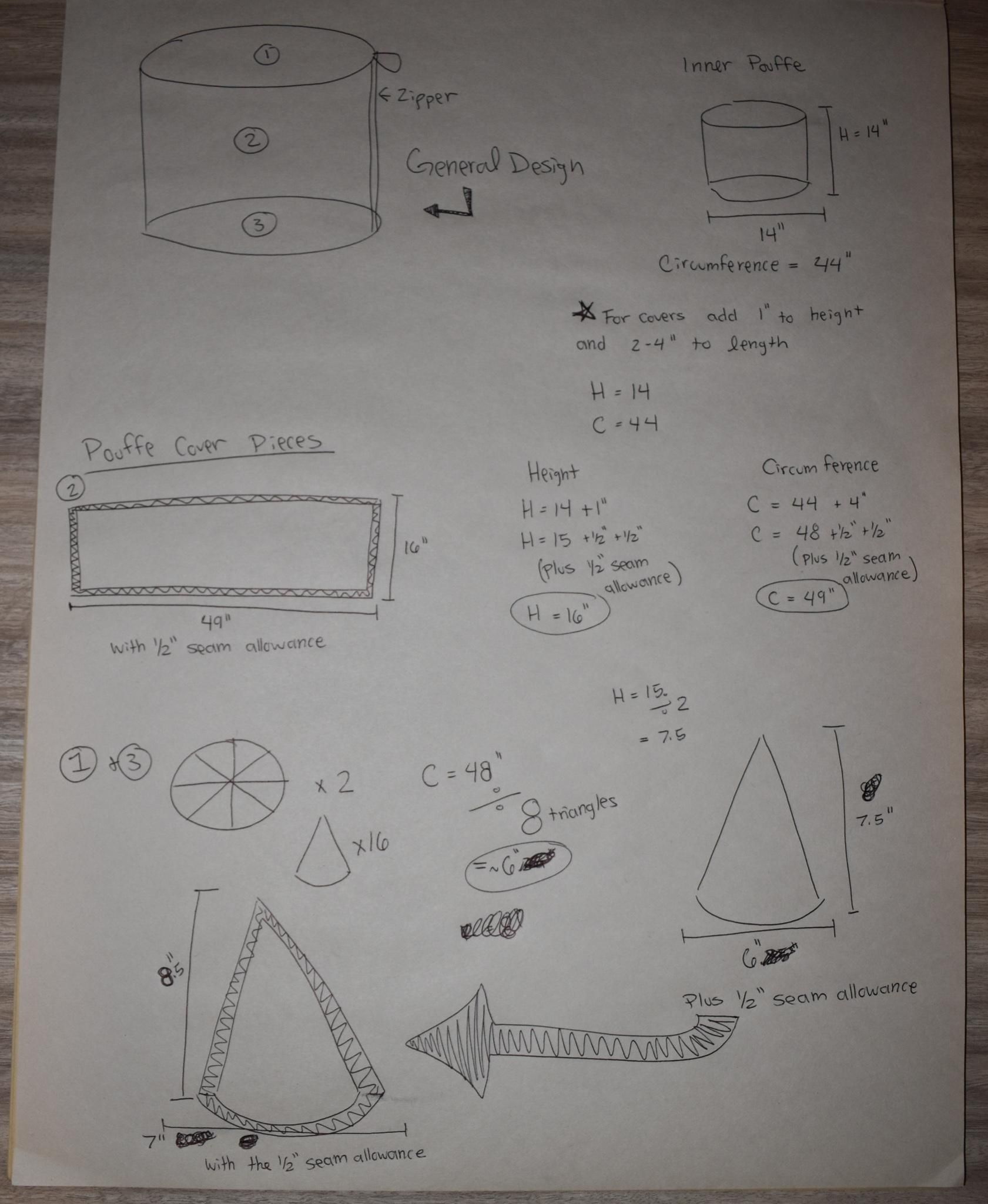 Zippable Pouffe and Cover : 16 Steps (with Pictures) - Instructables