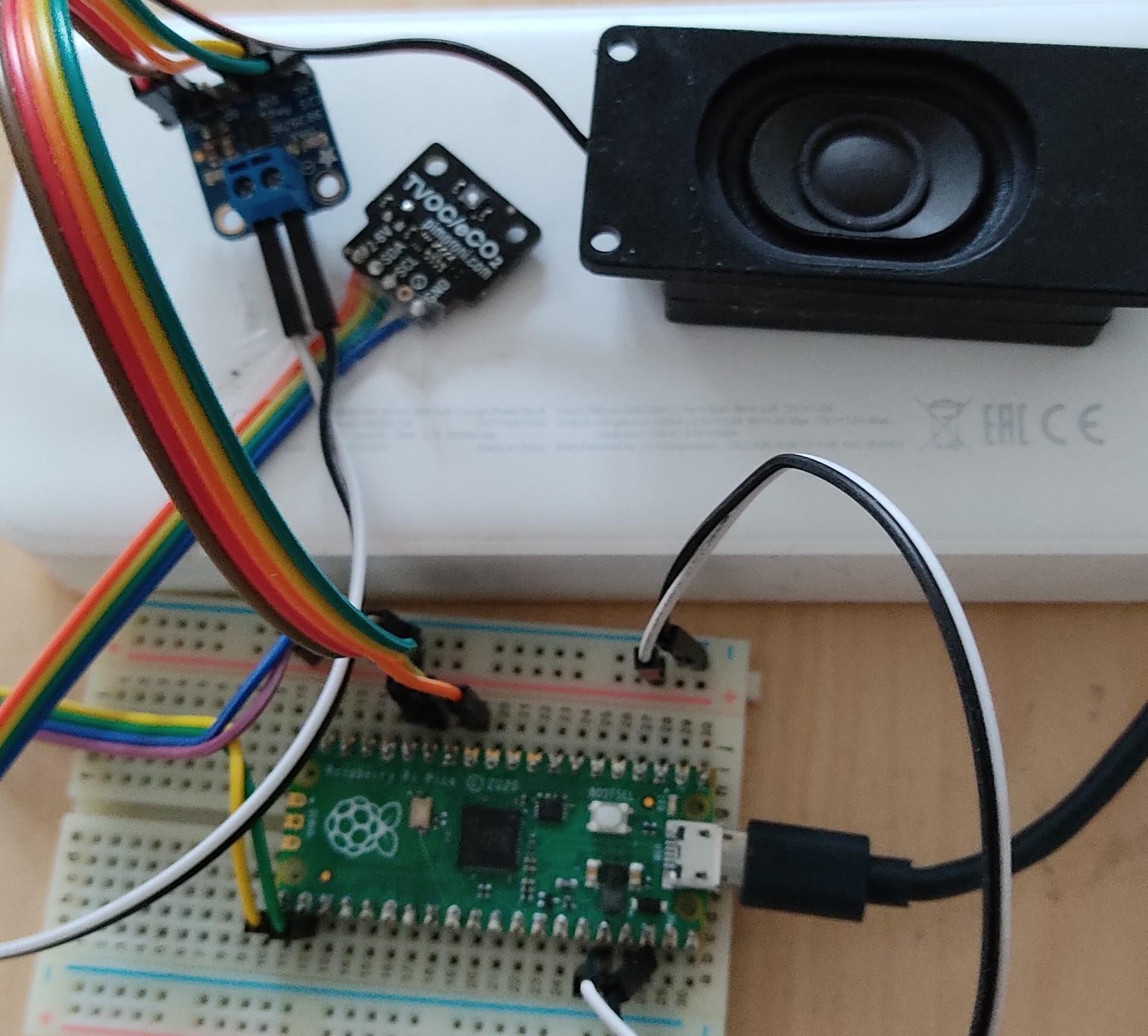 SGP30 Air Quality/Flatulence Detector: Pico/I2S Version - Instructables
