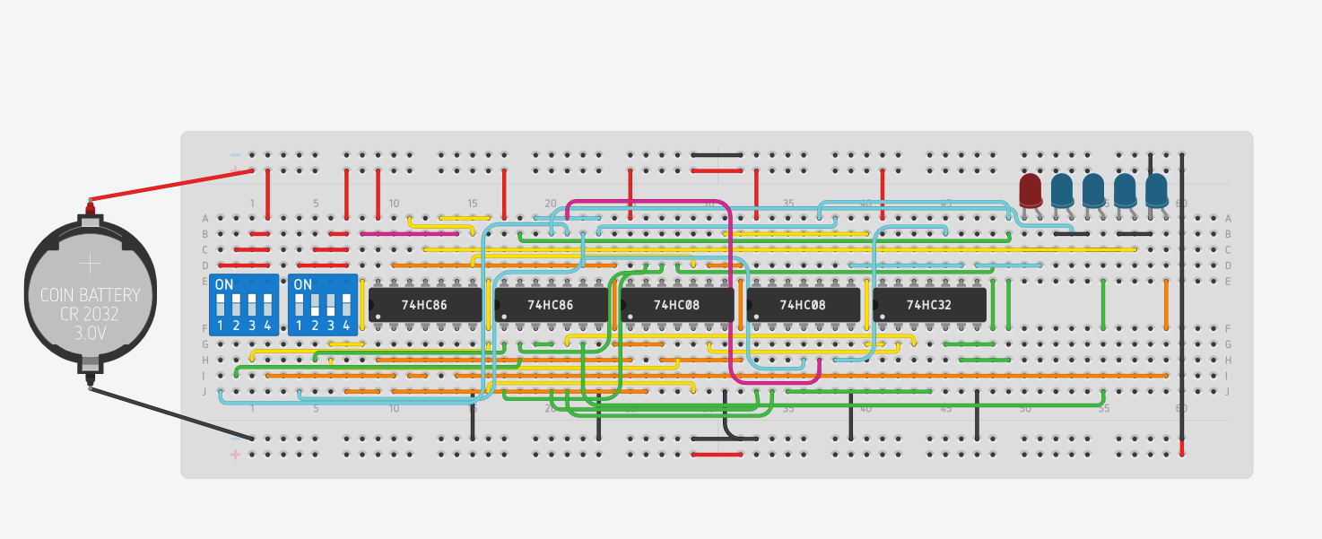 4-Bit Binary Adder- FINAL PROJECT : 10 Steps - Instructables