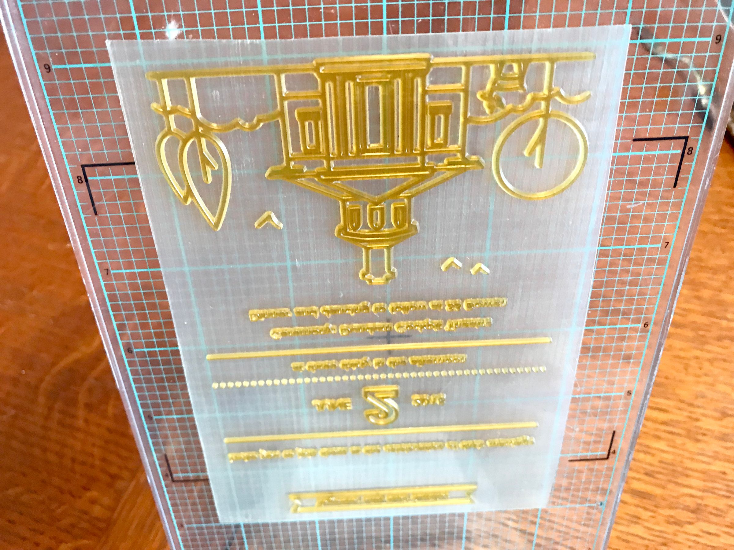 How to Make Affordable DIY Letterpress Wedding Invitations : 10 Steps ...