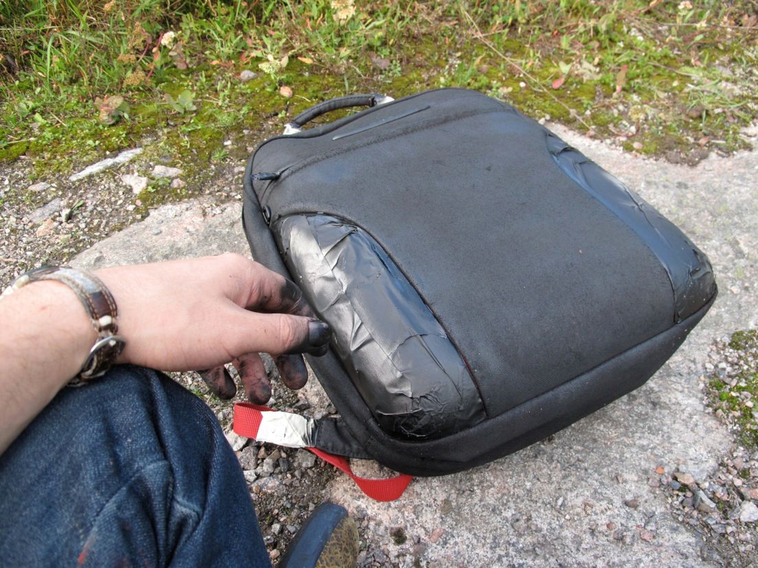 Turning a Beat Up Backpack to Design Object : 7 Steps - Instructables