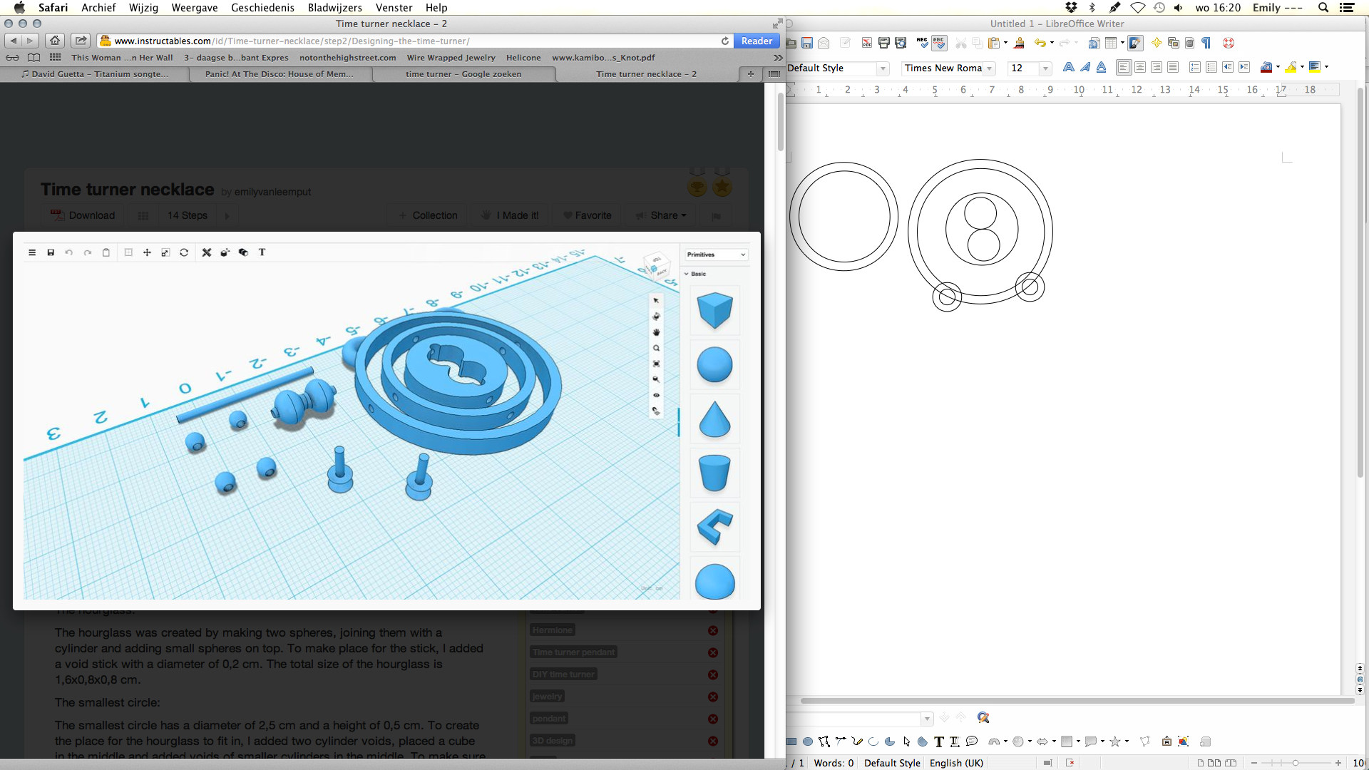 Paper Timeturner Necklace : 35 Steps (with Pictures) - Instructables