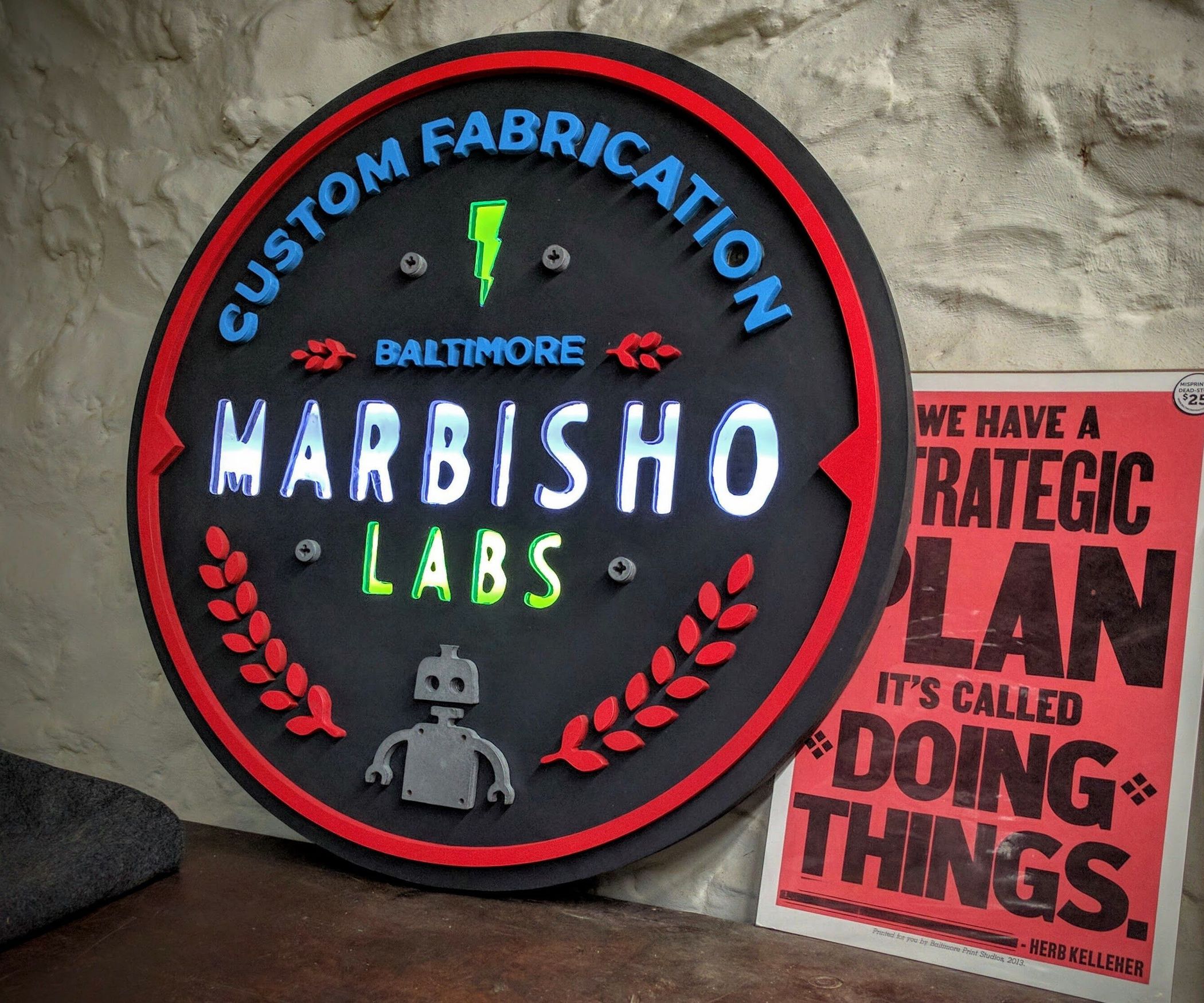 Shop Sign (CNC-cut and LED-backlit) : 8 Steps (with Pictures ...