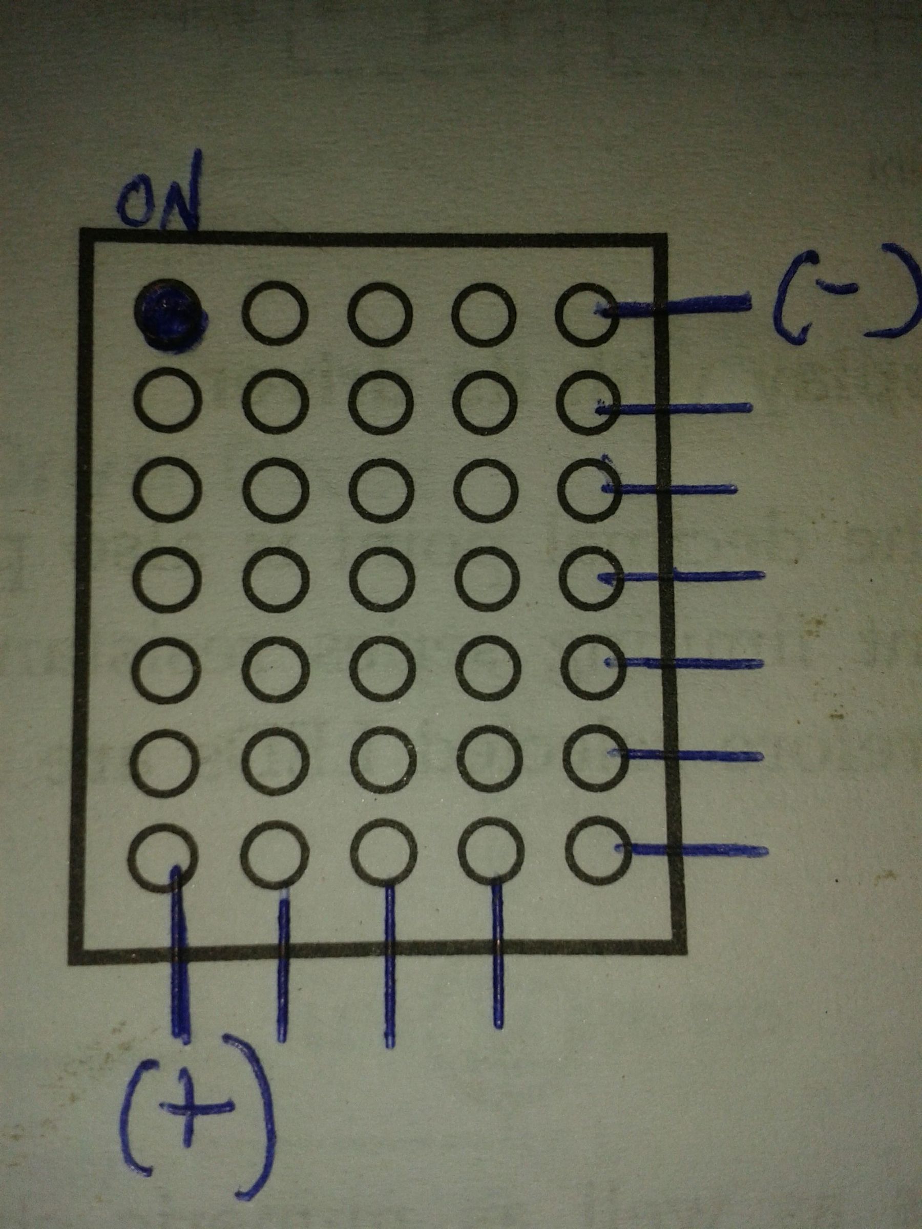 DIY 5x7 LED Matrix Board : 8 Steps - Instructables