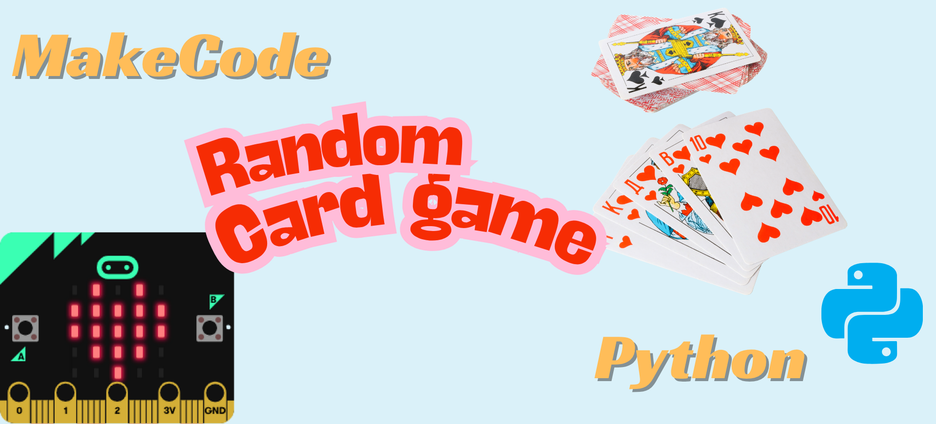 Pick a Random Card With Micro:bit : 4 Steps - Instructables