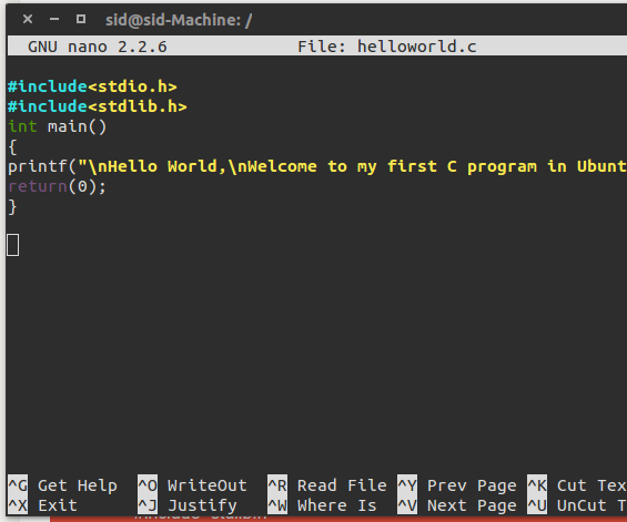 Compile C C Programs On Linux 7 Steps Instructables