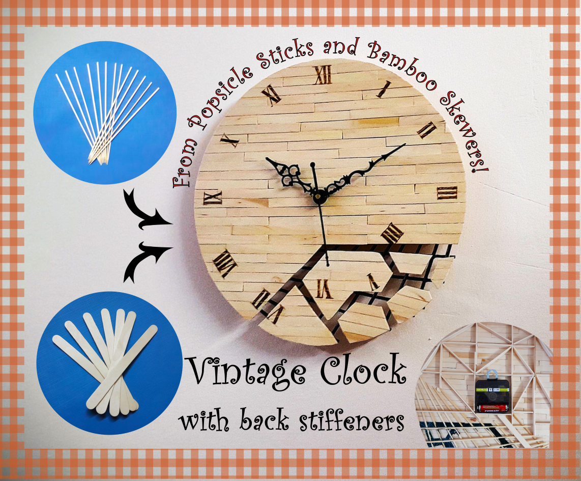 "Time Heals": Artisan Clock, Hobby Project From Simple Wooden Items ...