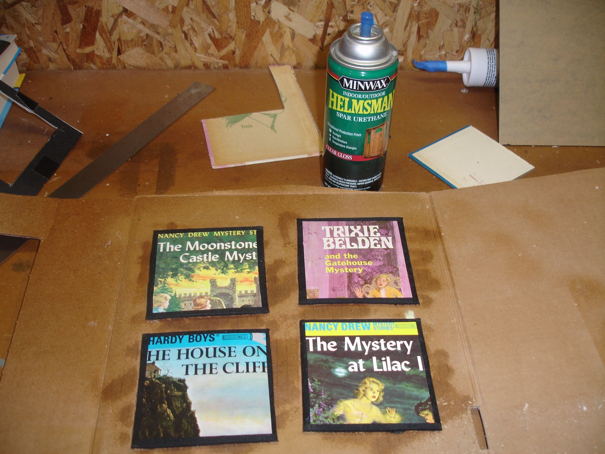 Book Cover Coasters : 6 Steps - Instructables