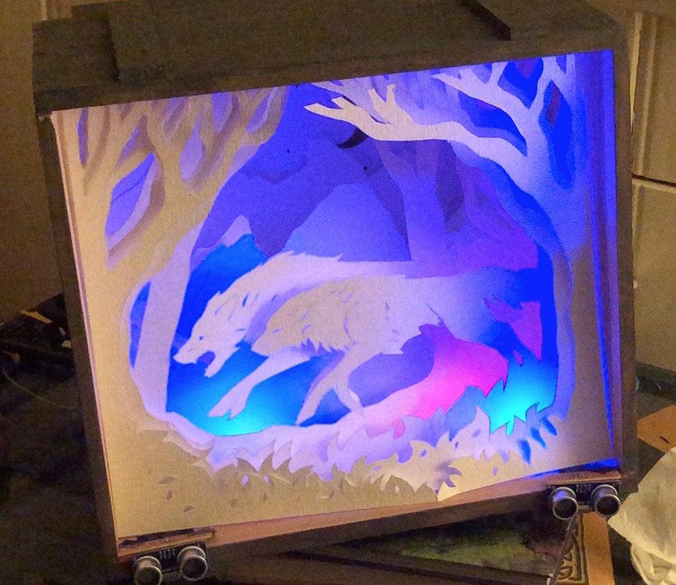 Interactive Papercut Lightbox With Arduino : 6 Steps - Instructables