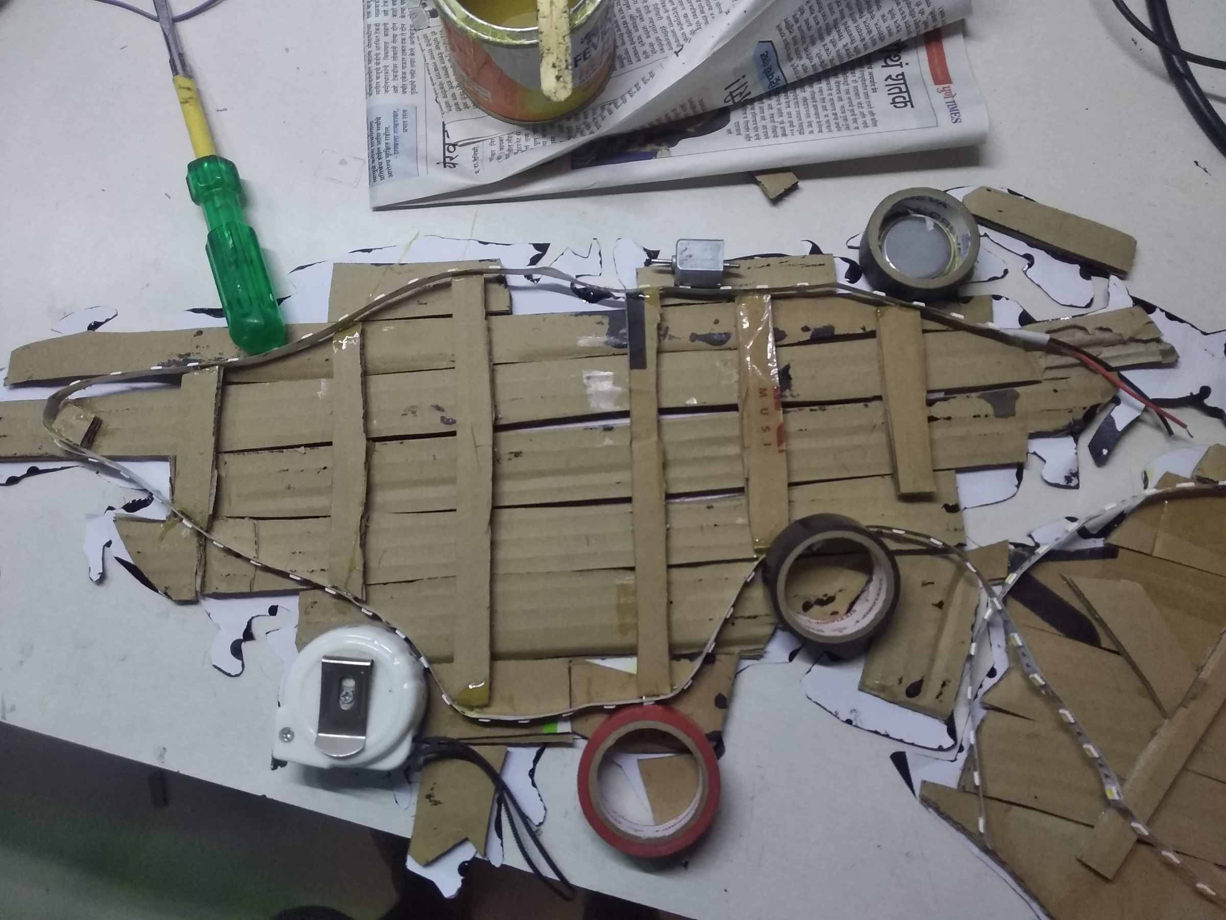 Cardboard World Map With Backlight : 8 Steps - Instructables