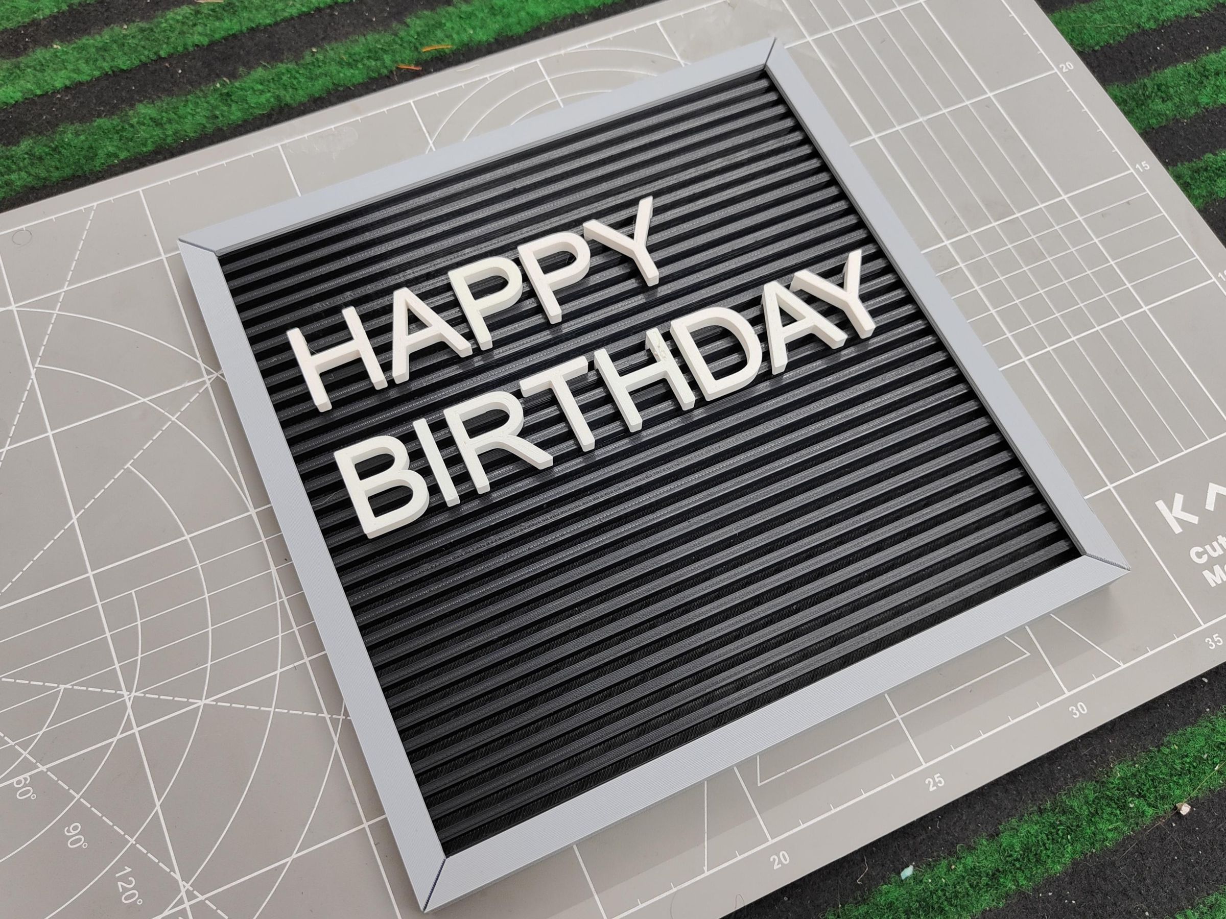 Customizable 3D Printed Text Board and Name Plate: Design, Print, and ...