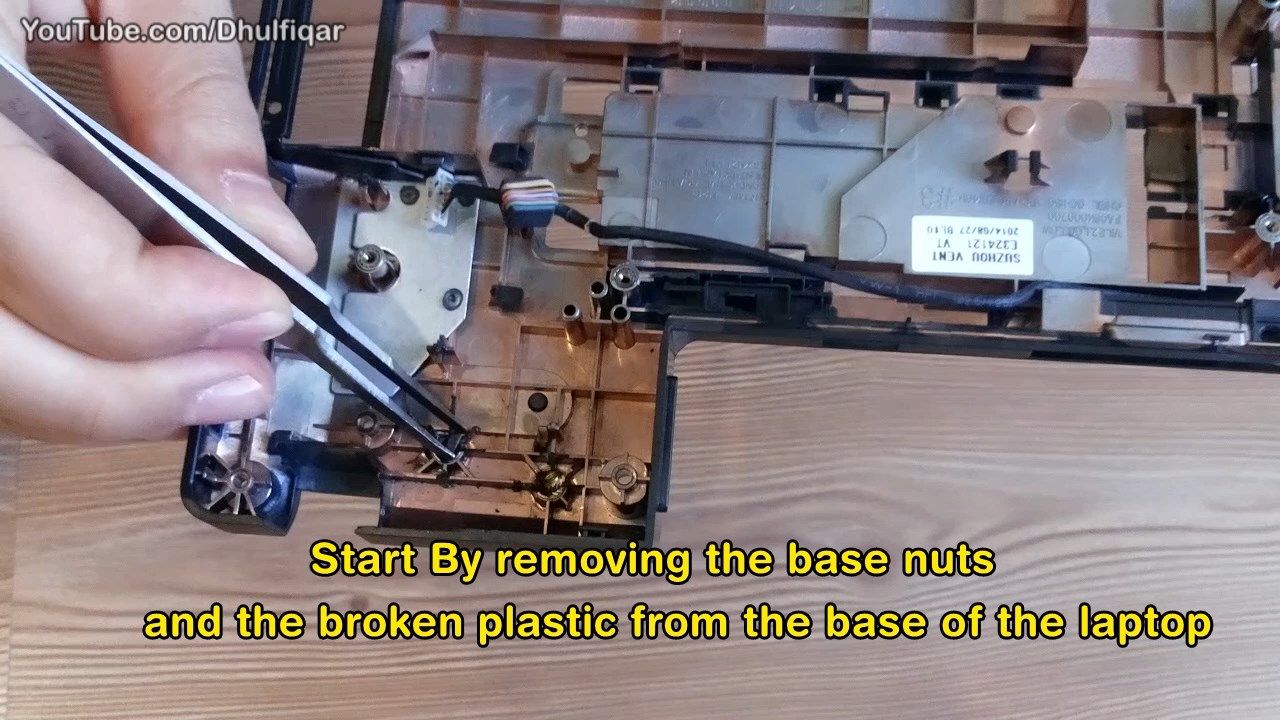 How to Repair a Broken Hinge in Lenovo Thinkpad Edge E540 Laptop : 3 ...