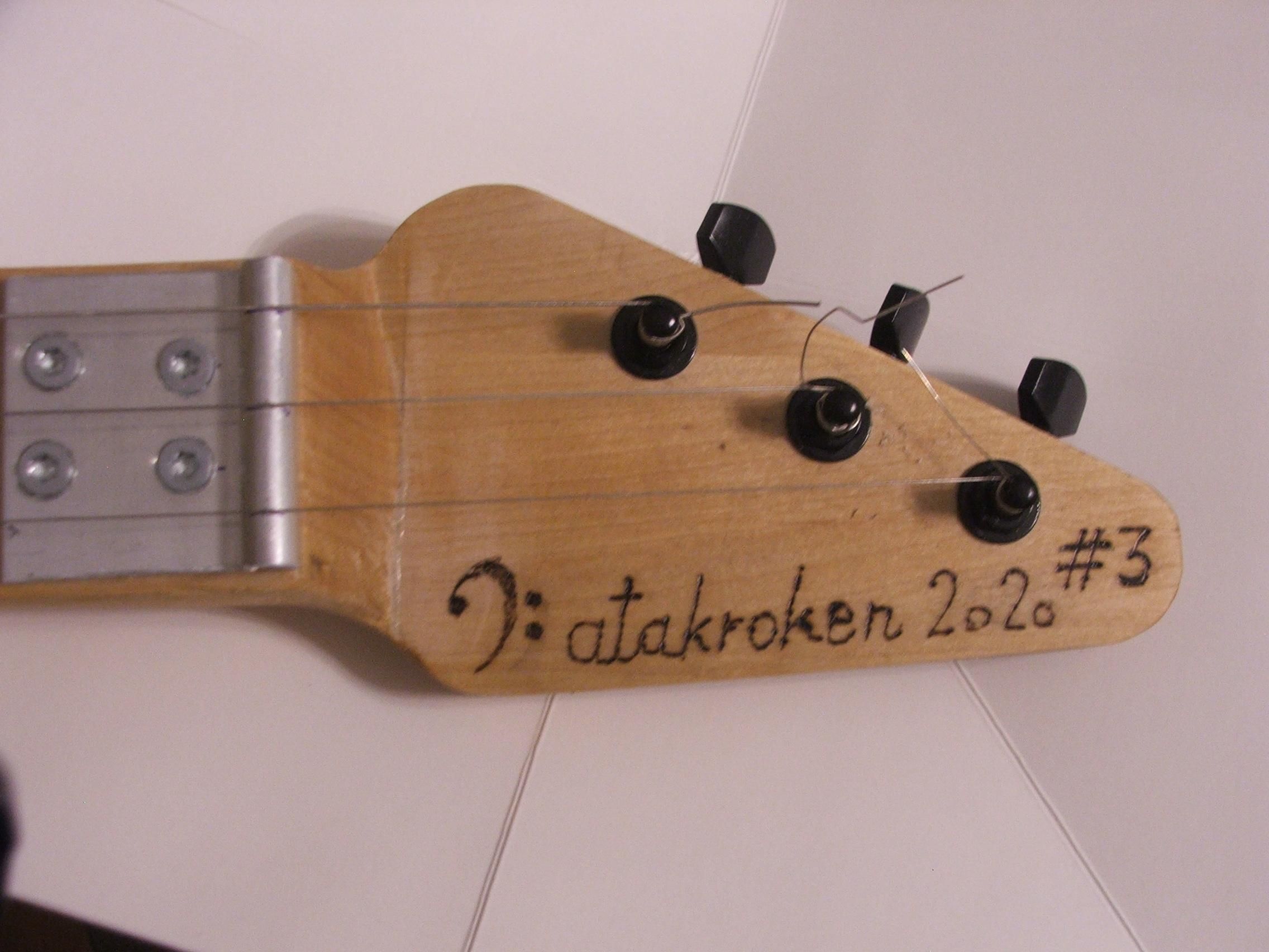 3 Guitars Made From a Table. #1 the Slide Guitar : 5 Steps (with ...