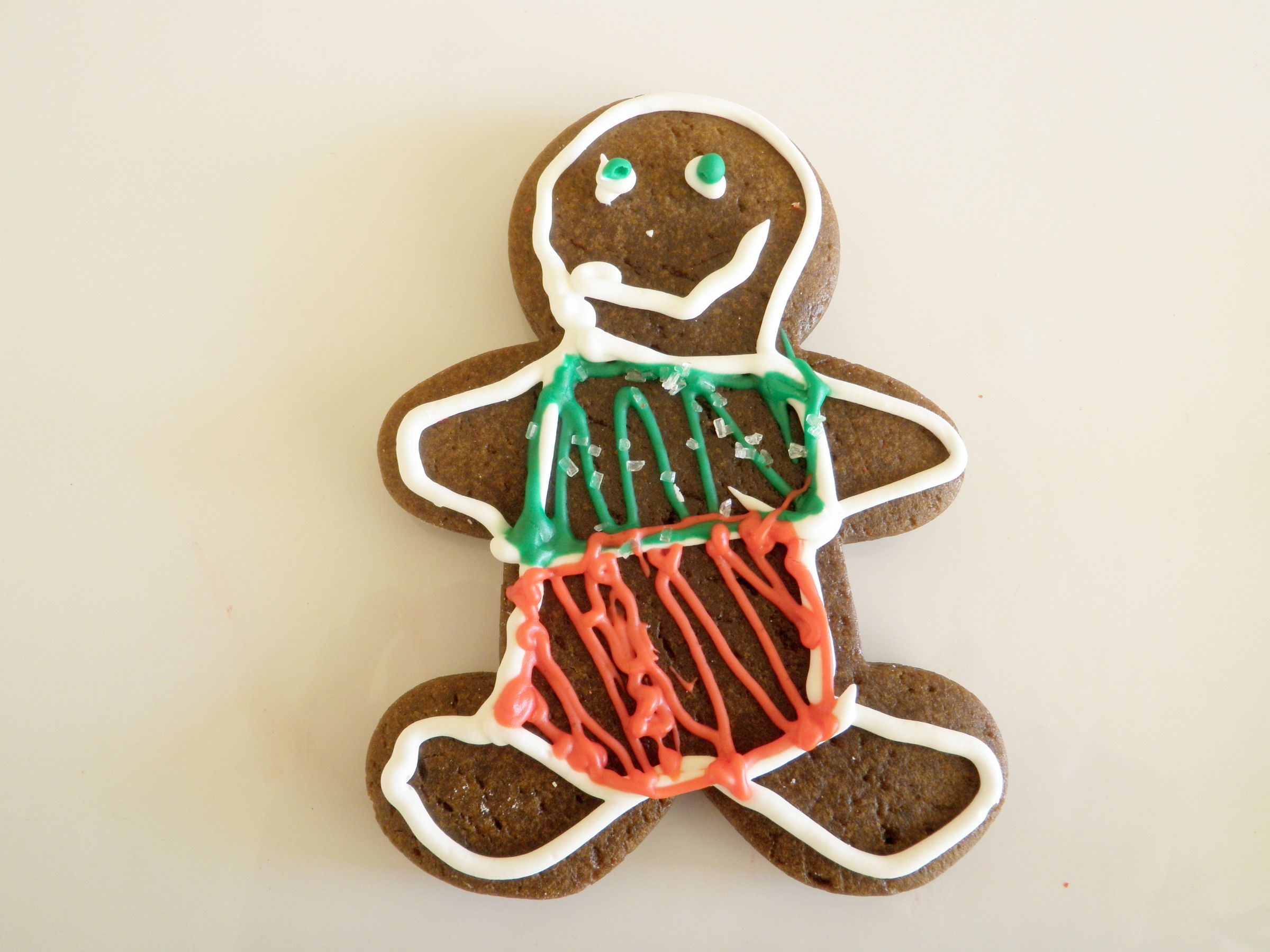 Homemade Gingerbread Man Costume