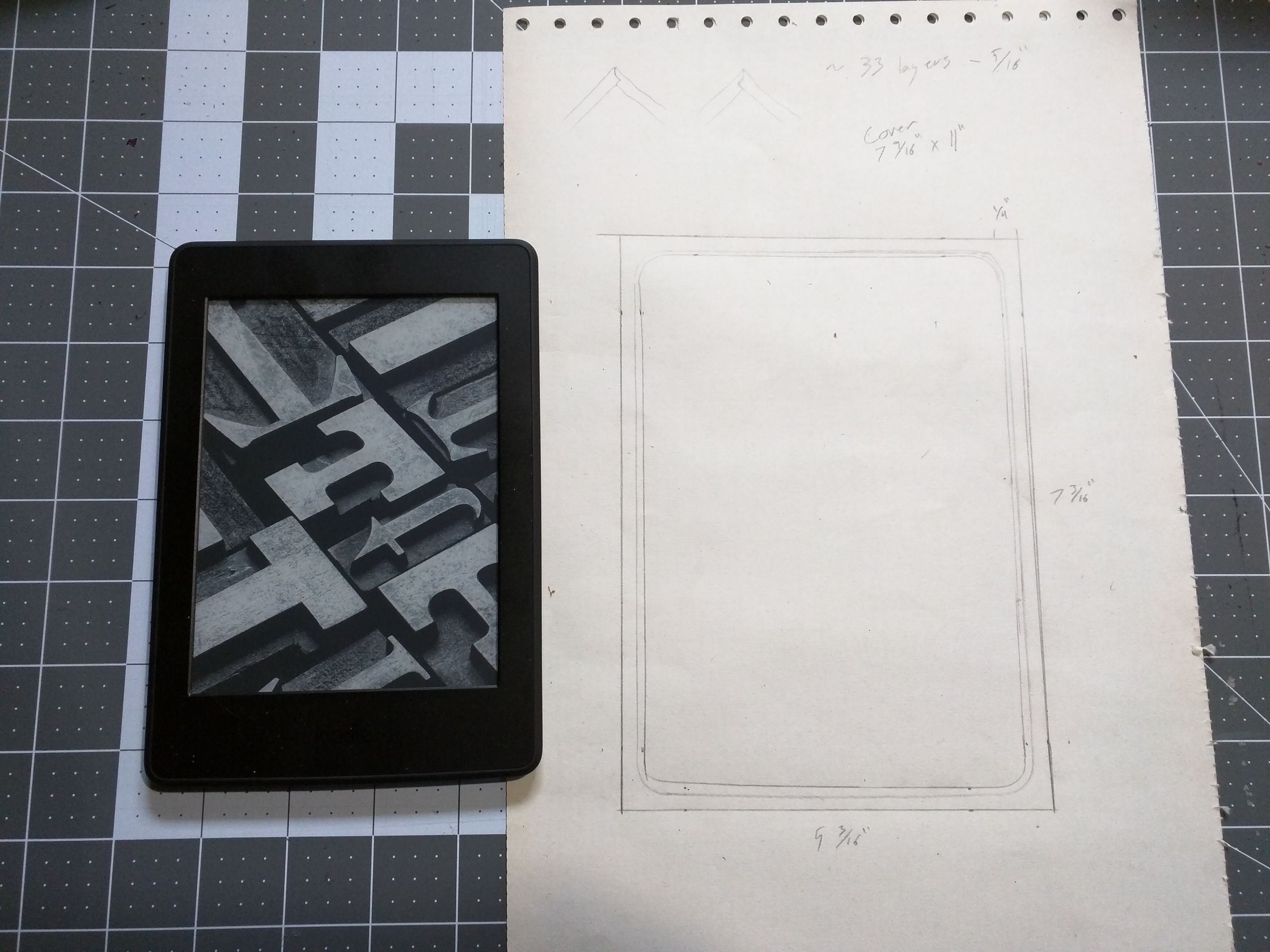 Kindle Paperwhite Realistic Leather Book Cover : 5 Steps (with Pictures ...