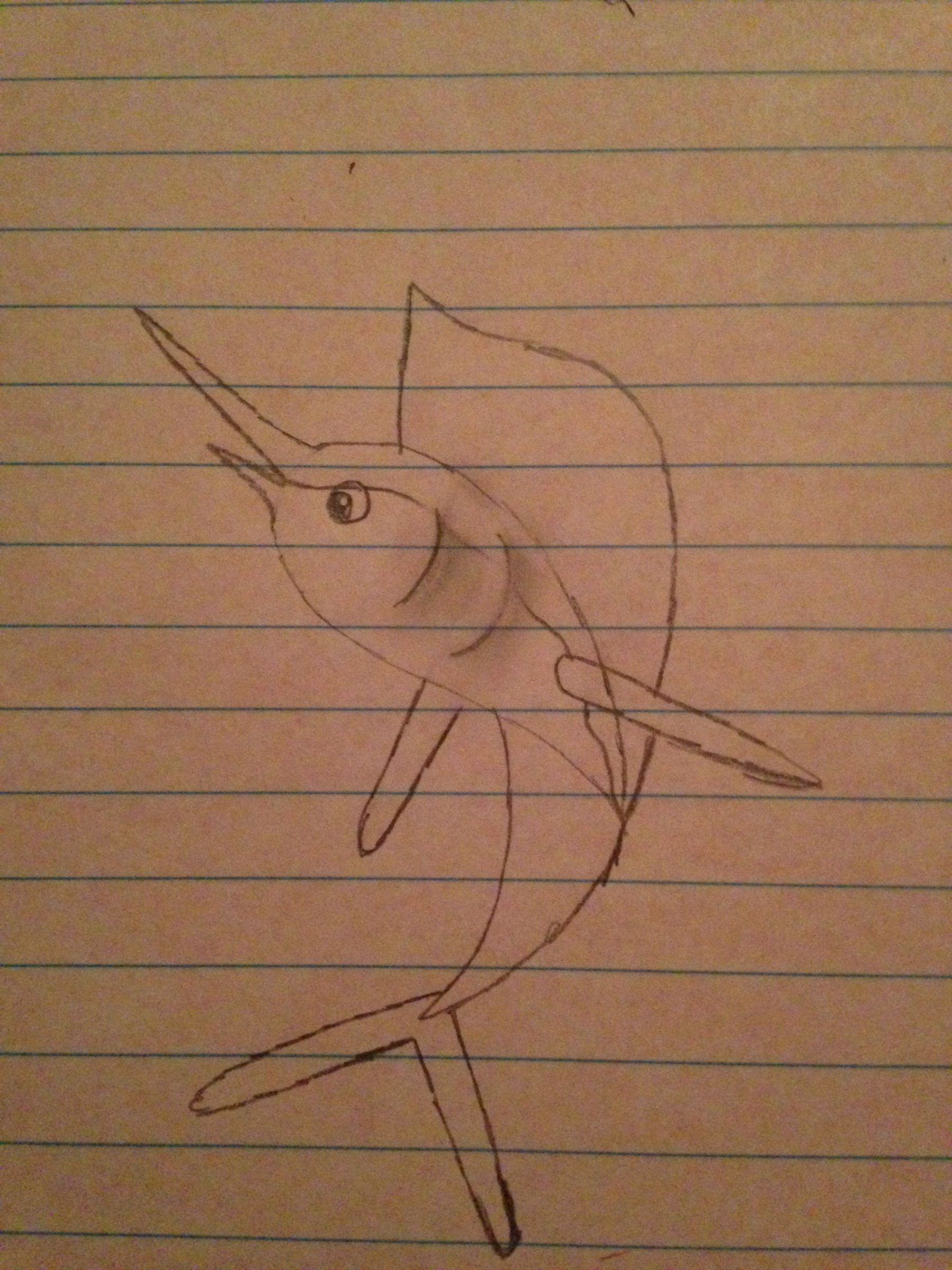How to Draw a Sword Fish : 8 Steps - Instructables
