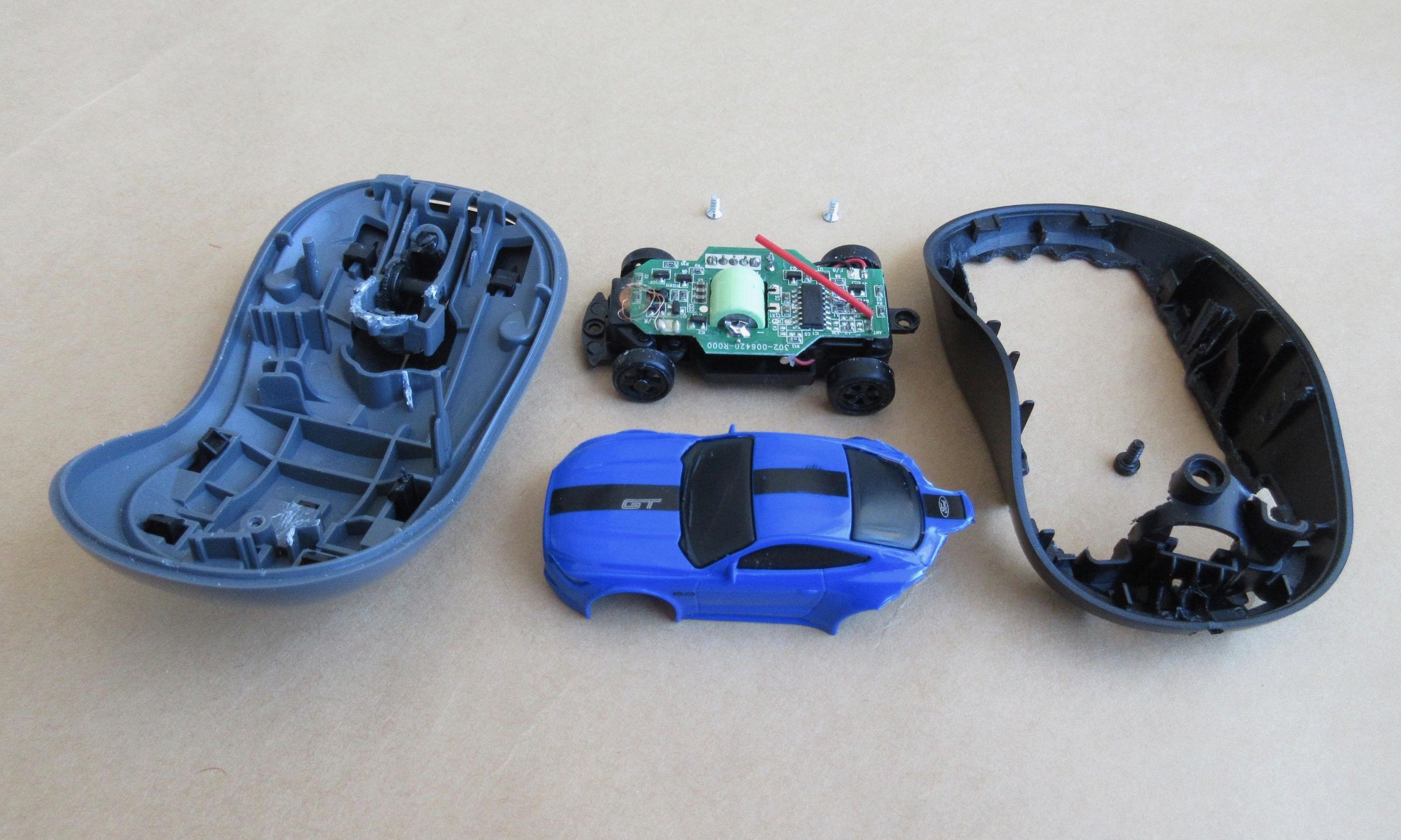 PC Mouse Becomes a Remote-Controlled Toy (RC MouseBot) : 5 Steps (with ...