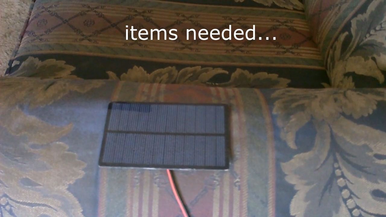 Solar Powered Laser (pointer) - One "hobby Size" Panel Runs It ...