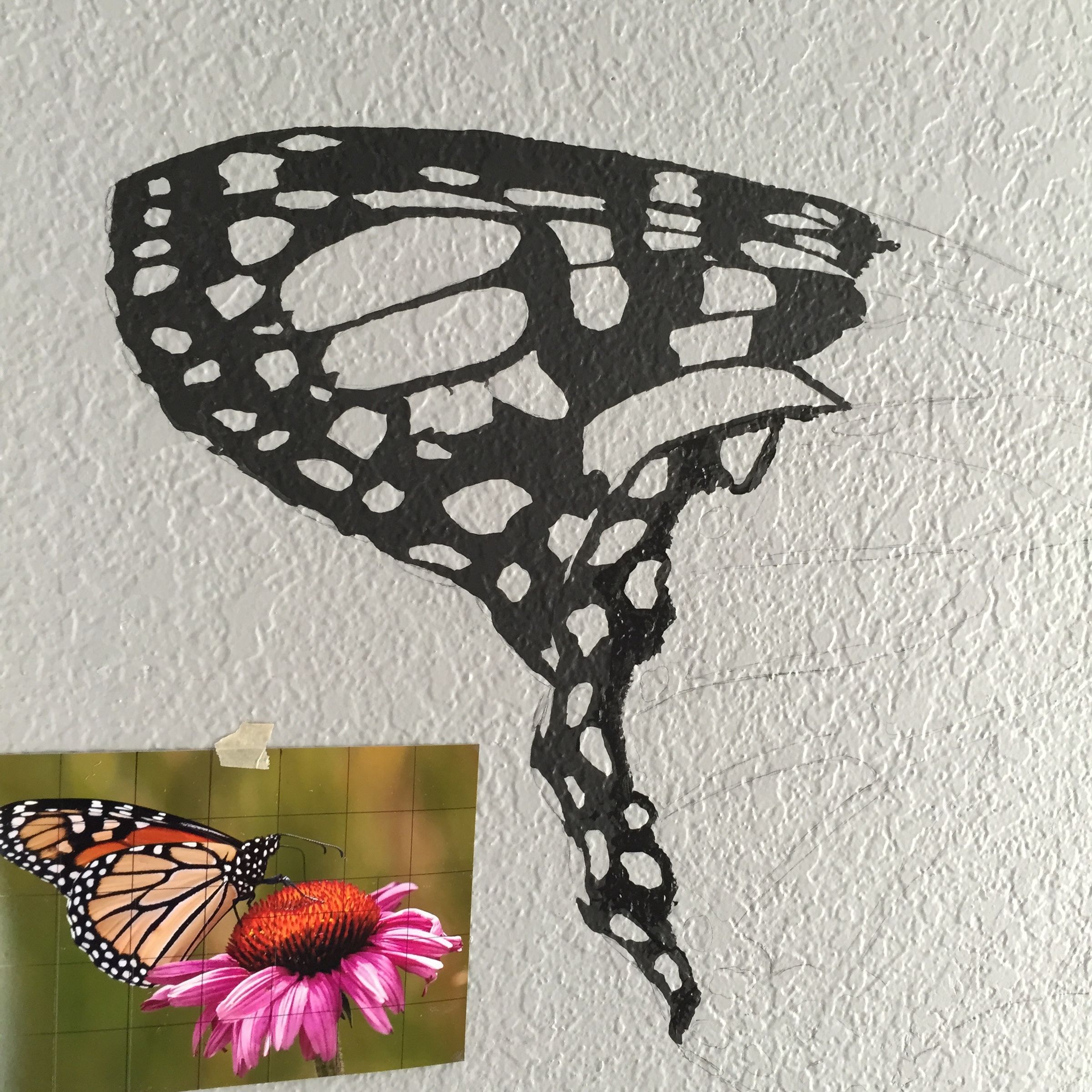 Turn Your Favorite Picture Into a Mural Using a Grid - Anyone Can Do It ...