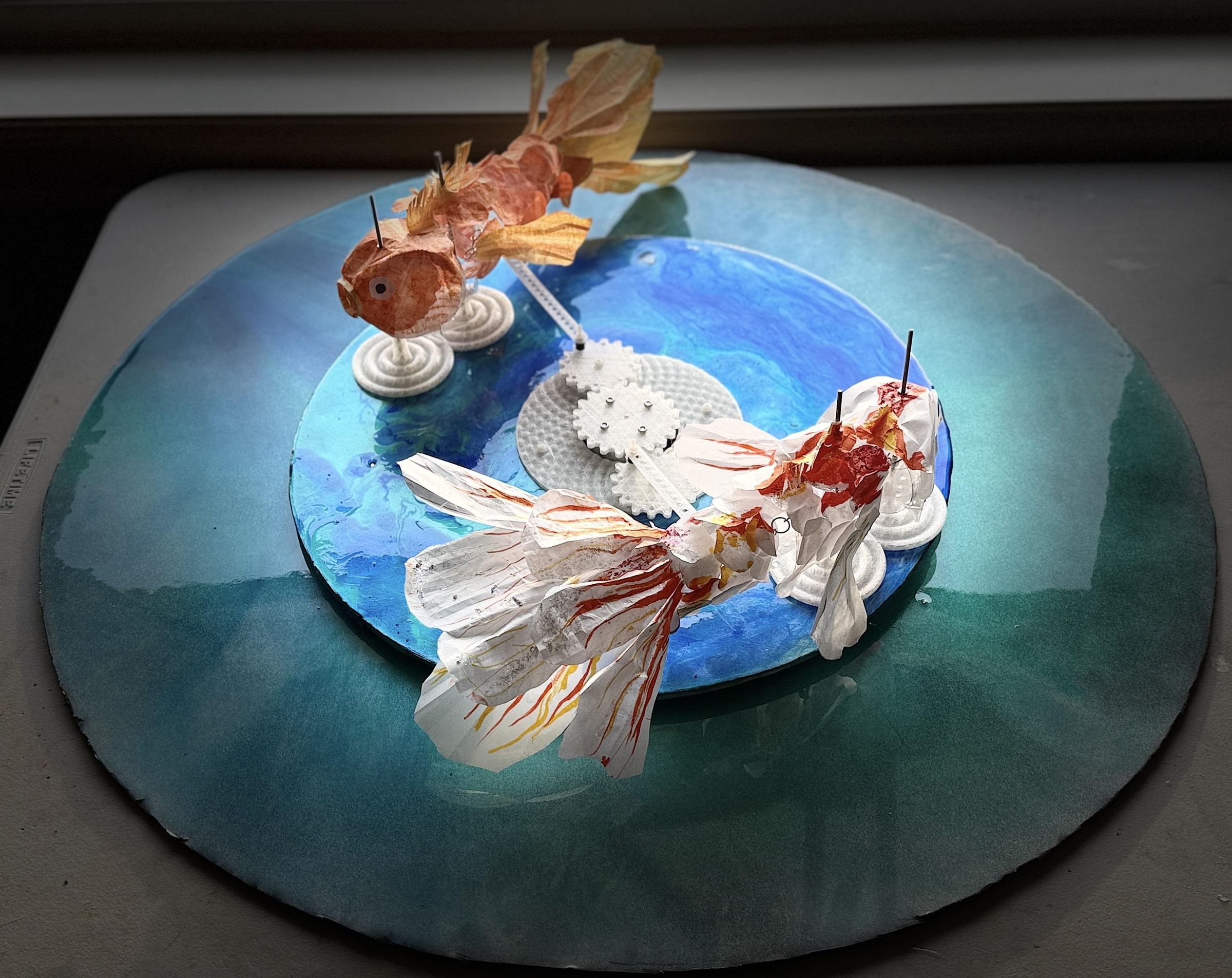 Kinetic Koi — Swimming, Turning & Wagging in Motion : 8 Steps (with ...