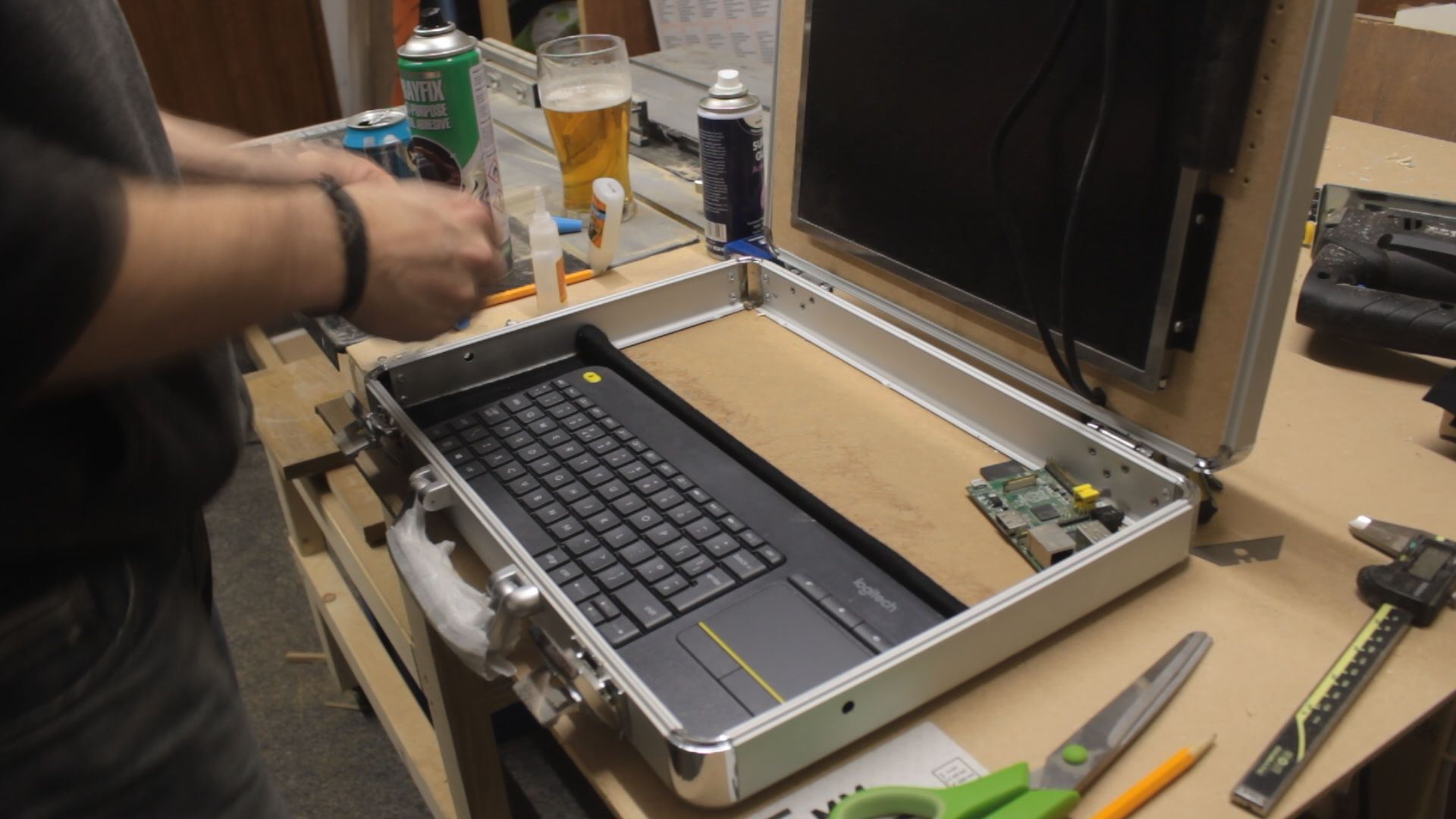 Briefcase Computer With Raspberry Pi : 13 Steps - Instructables