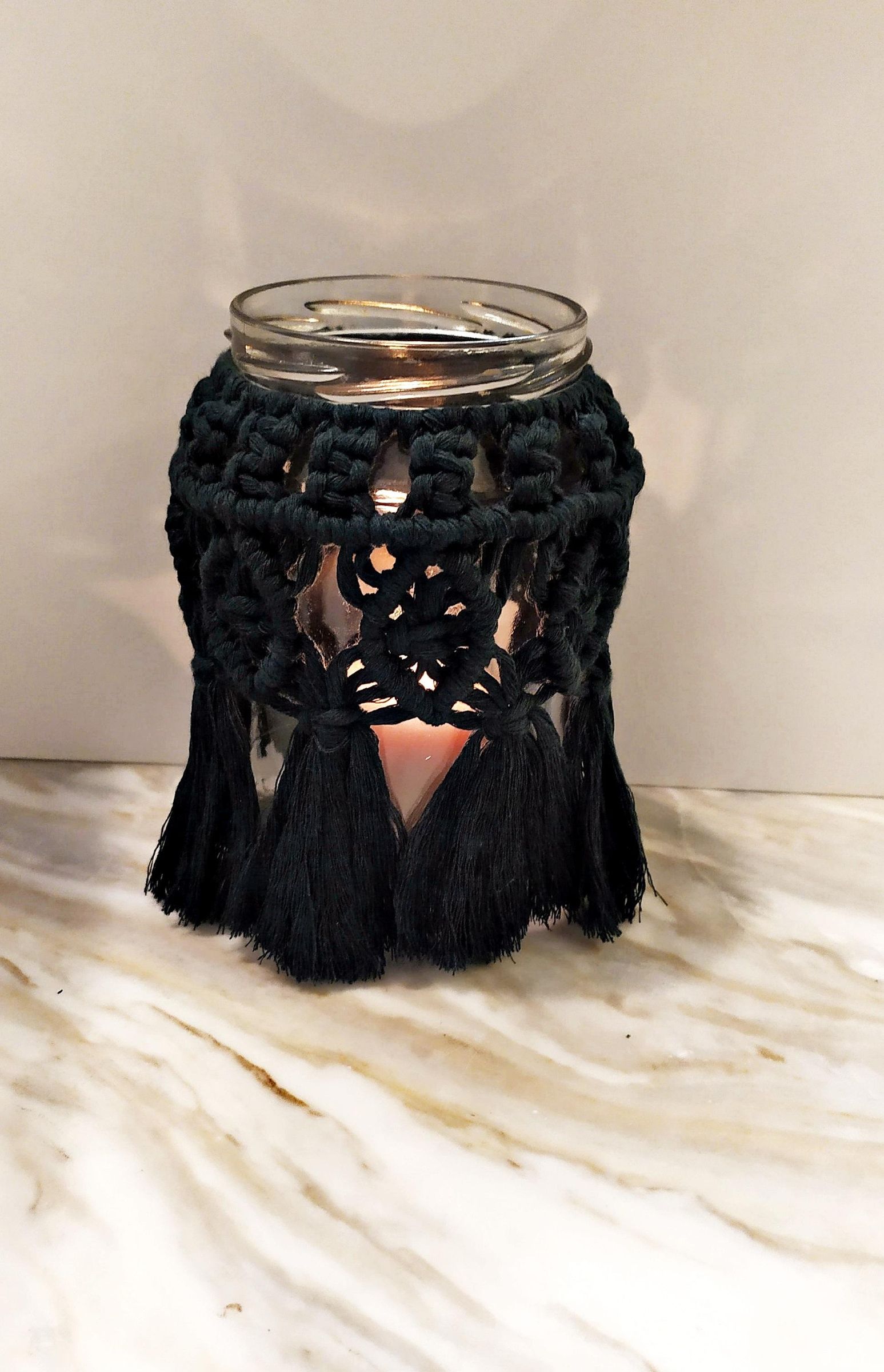 Bohemian Macrame Jar : 9 Steps (with Pictures) - Instructables