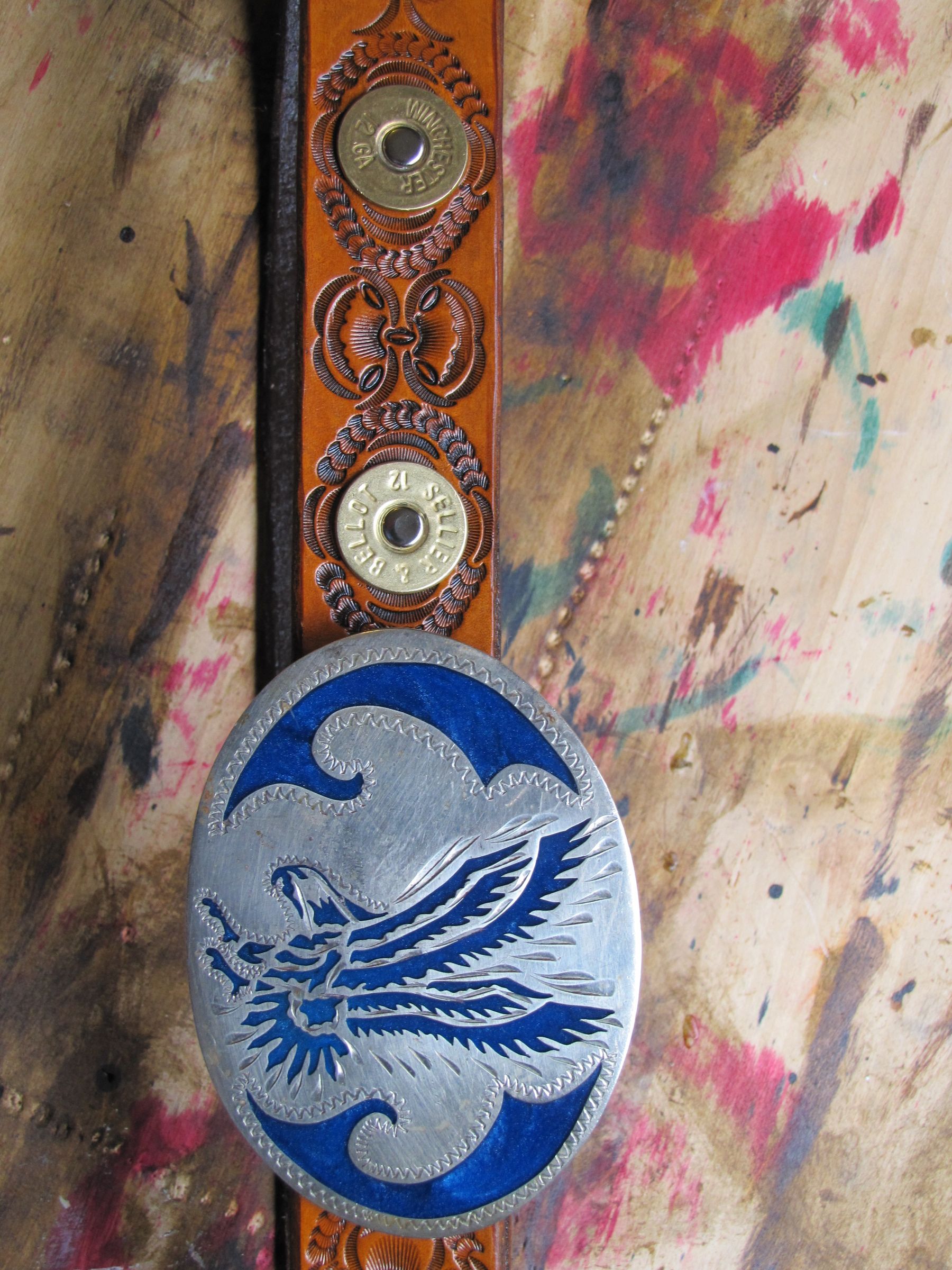 'Merican Leather Belt (w/ Shotgun Shell Conchos) : 5 Steps (with ...