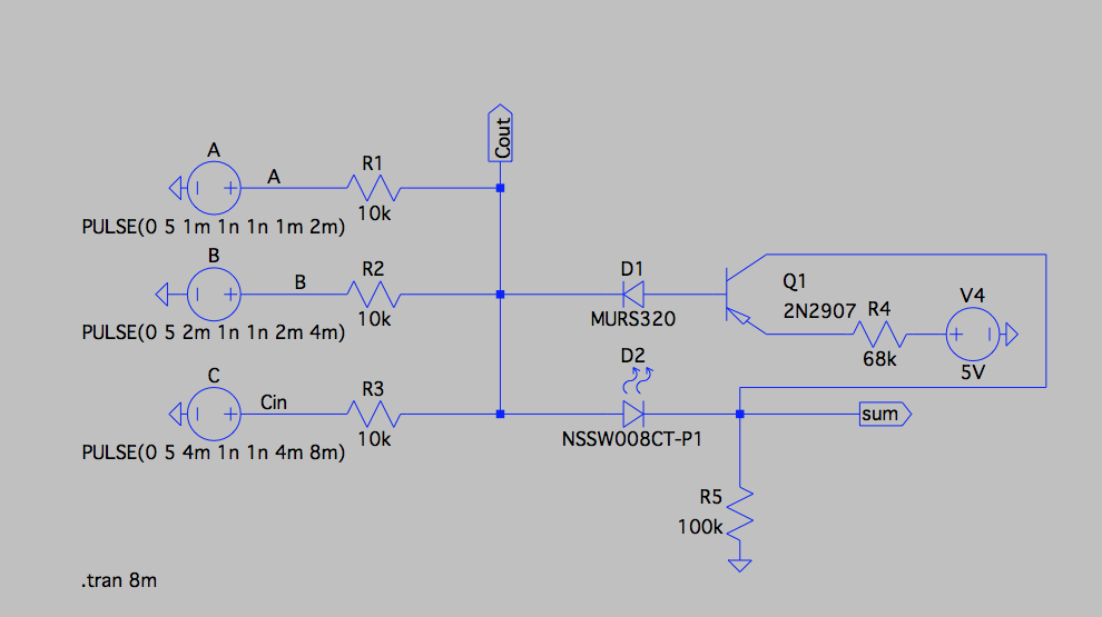 One Transistor Full Adder - Instructables