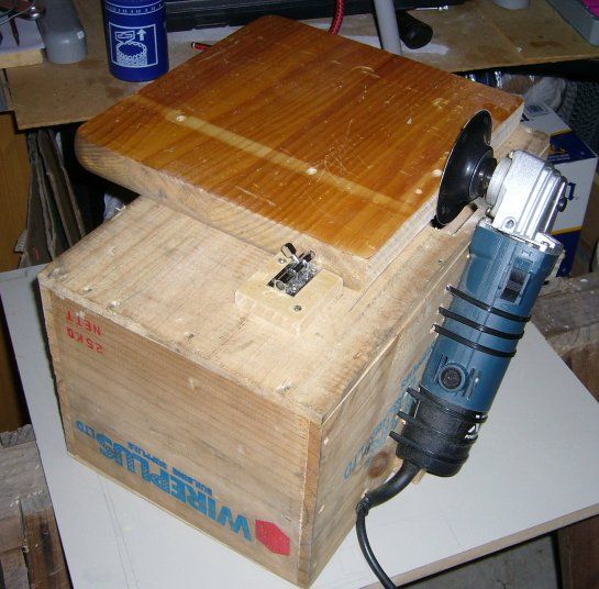Fixed Disc Sander From Angle Grinder : 5 Steps - Instructables