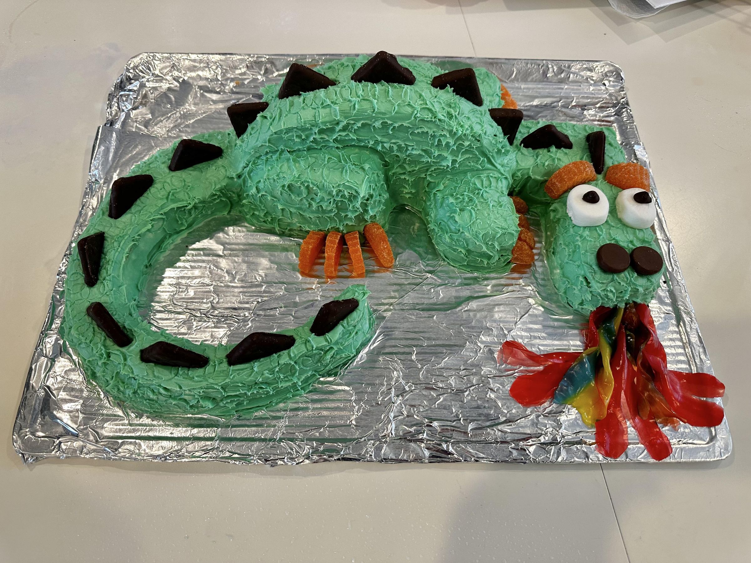 Fire-Breathing Dragon Cake!! : 6 Steps (with Pictures) - Instructables