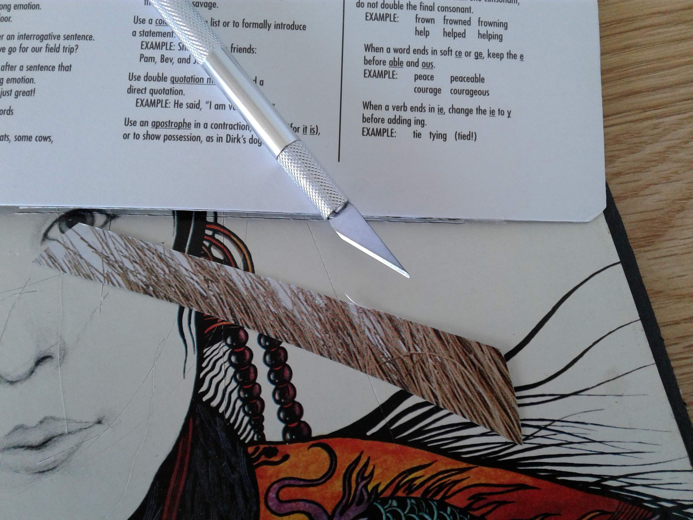 Decoupage Decorated Composition Book : 7 Steps (with Pictures ...