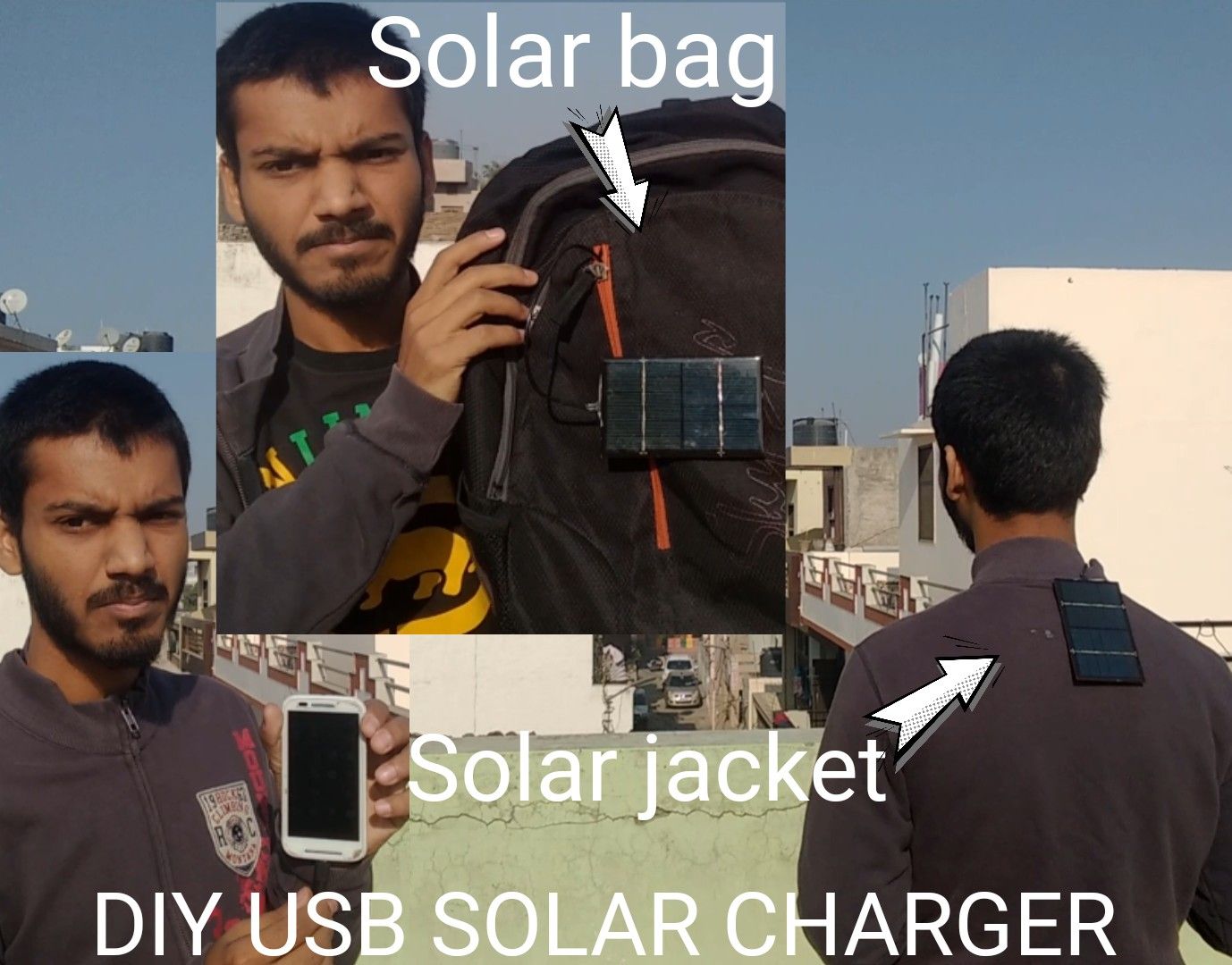 DIY SOLAR JACKET(Usb Phone Charger) : 9 Steps (with Pictures ...