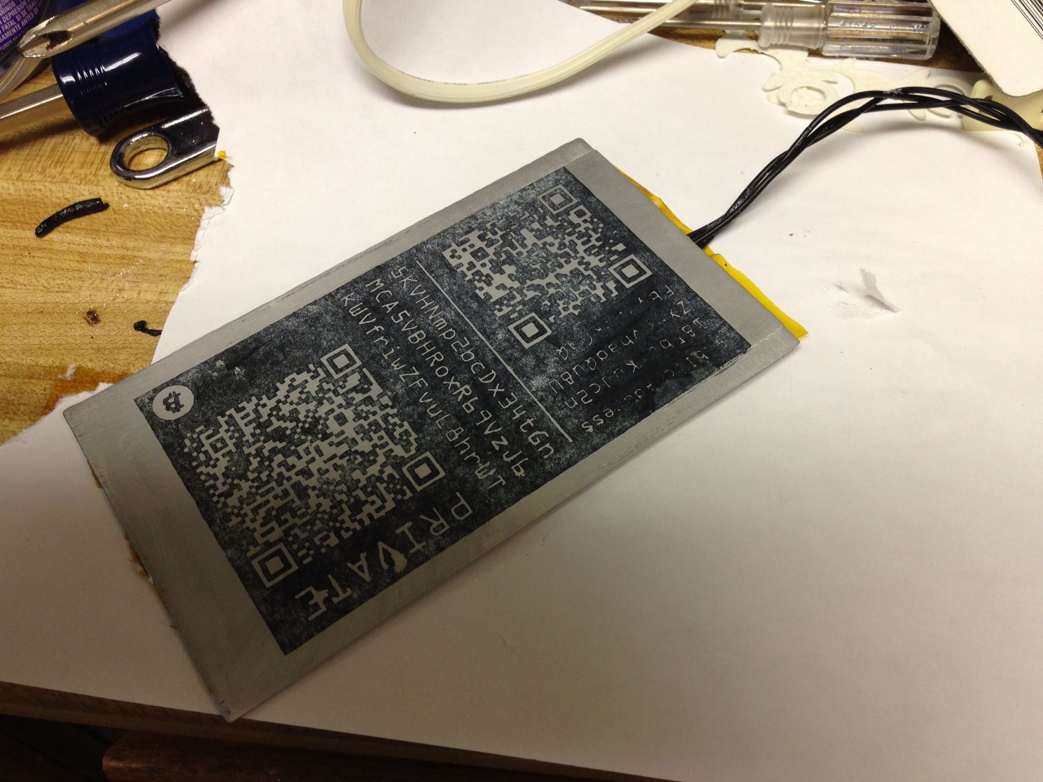 A Stainless Steel Bitcoin Wallet : 6 Steps (with Pictures) - Instructables