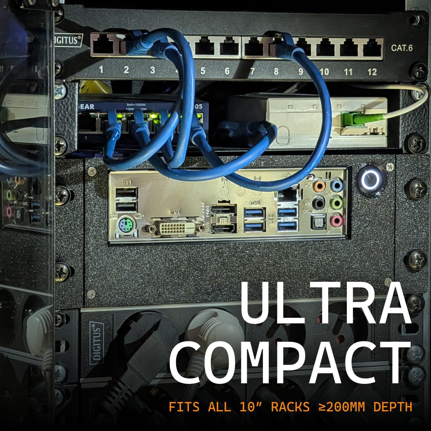 DIY Rackmount NAS - 2U PC Case - for 10" Network Cabinets : 9 Steps ...