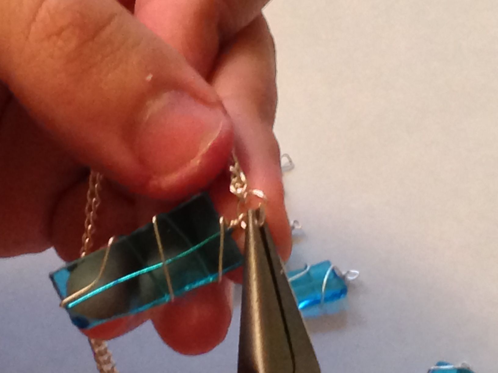 How to Make a Necklace From a Shard of Glass : 10 Steps (with Pictures ...
