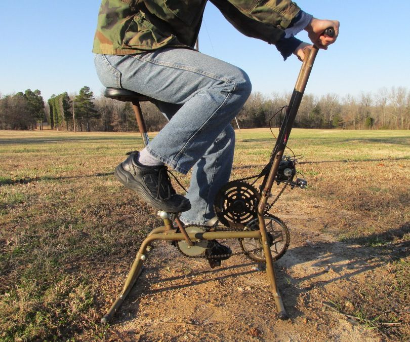 Bike Generator Made From Scavenged Parts : 4 Steps - Instructables