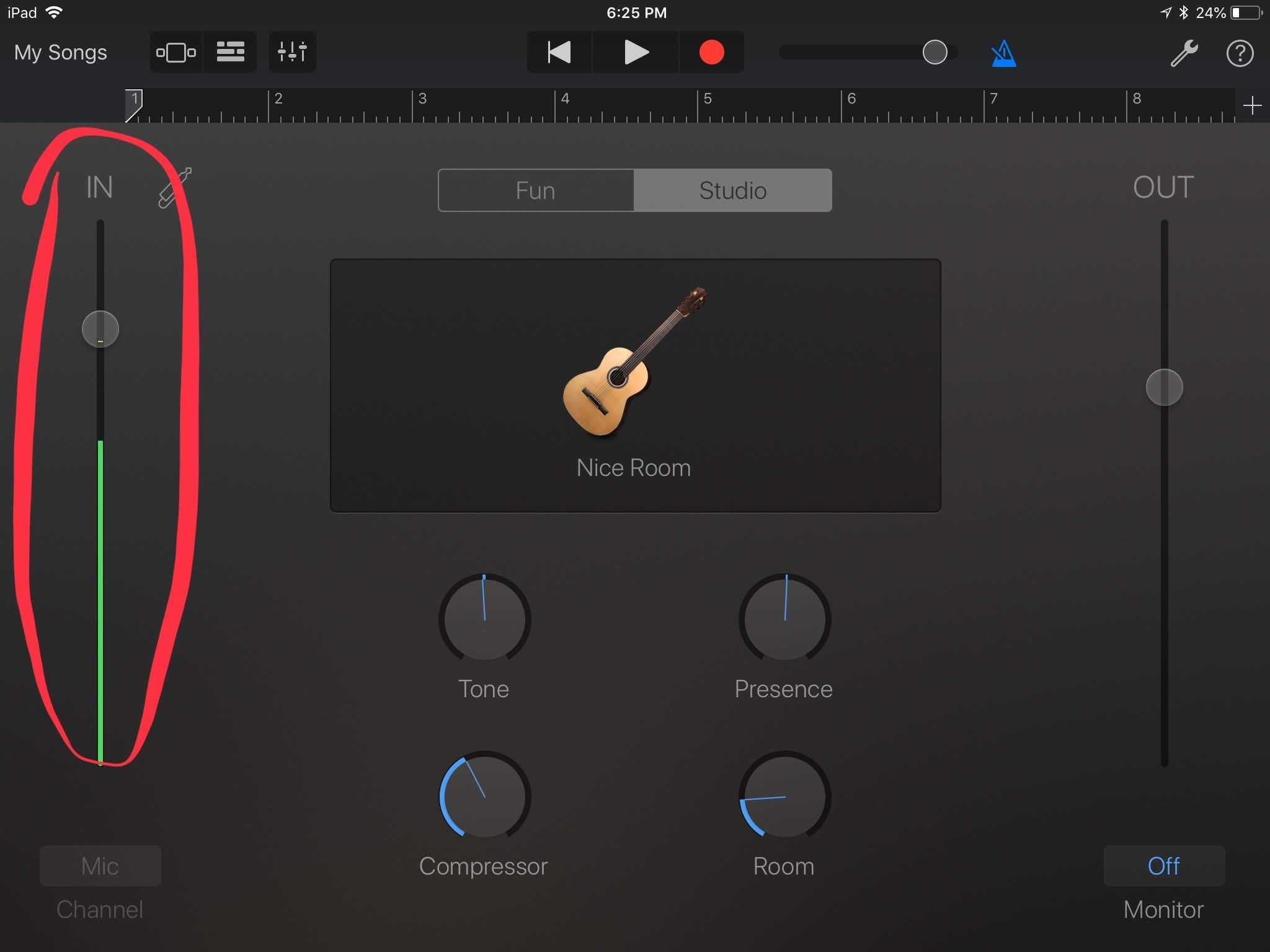 Ipad Garageband Microphone Input