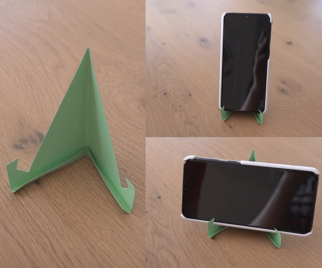 1-Minute Cardboard Phone Stand (no Glue) : 8 Steps (with Pictures ...