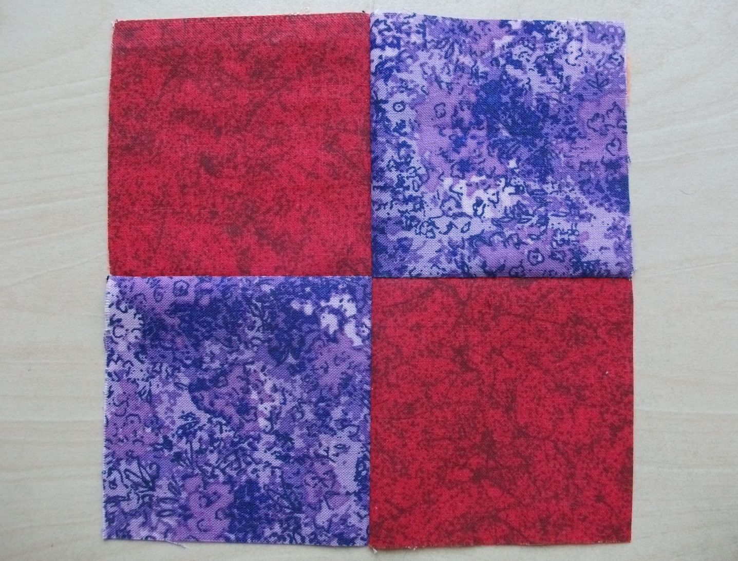 Quilting Basics : 4 Patch Block : 5 Steps - Instructables