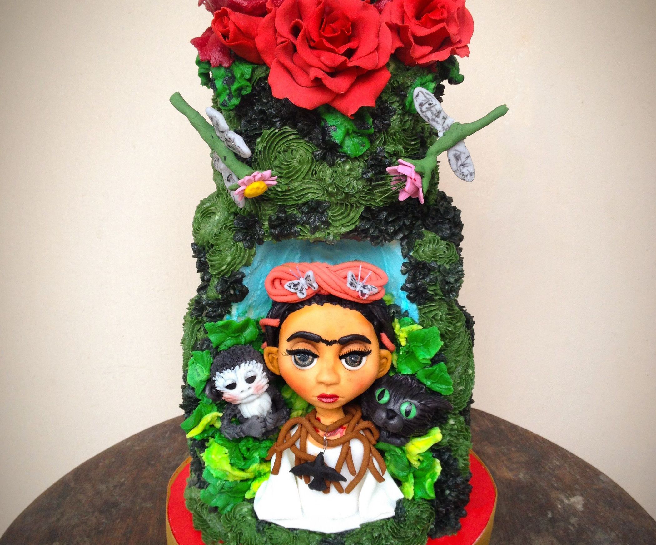 Frida Kahlo Inspired Cake : 7 Steps (with Pictures) - Instructables