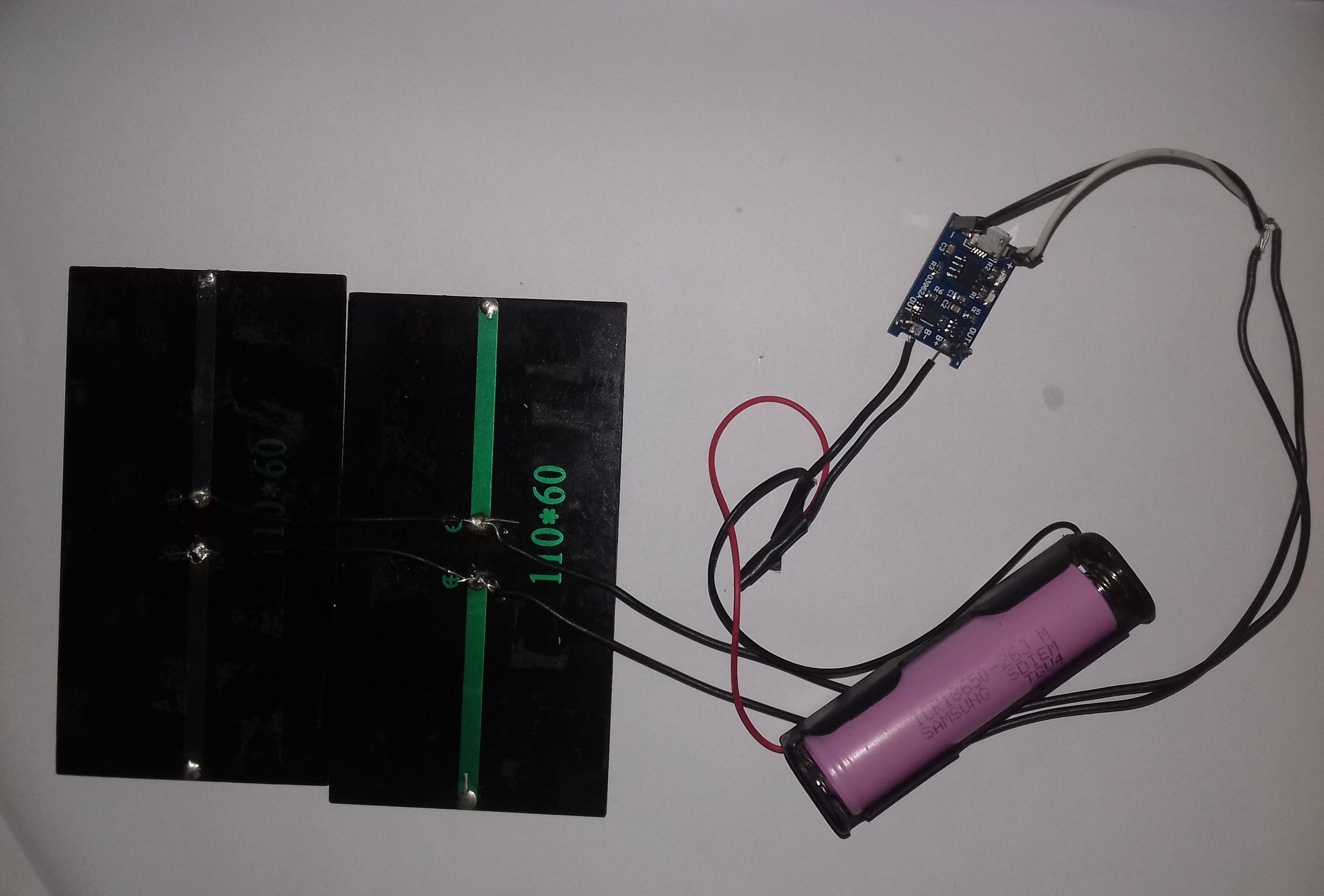Solar Powered Charger for 18650 Lithium Ion Cells : 4 Steps - Instructables