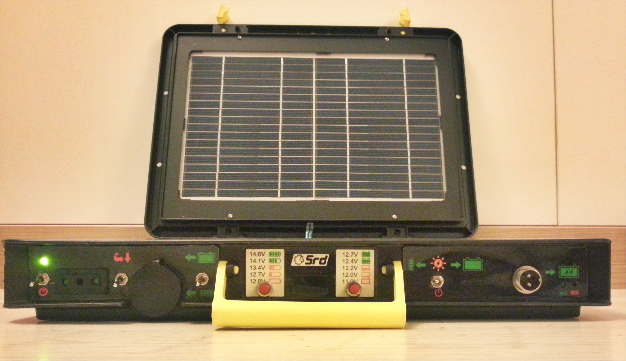 All in One Portable Solar Power Unit: 220V + 12V + 5V + Automatic ...
