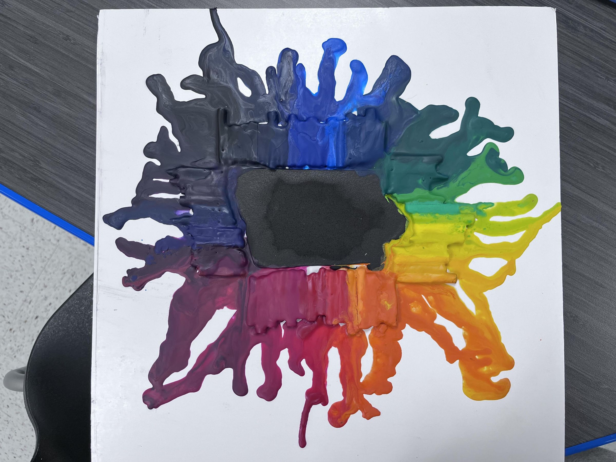 Silhouette Melted Crayon Art - Iowa : 5 Steps - Instructables